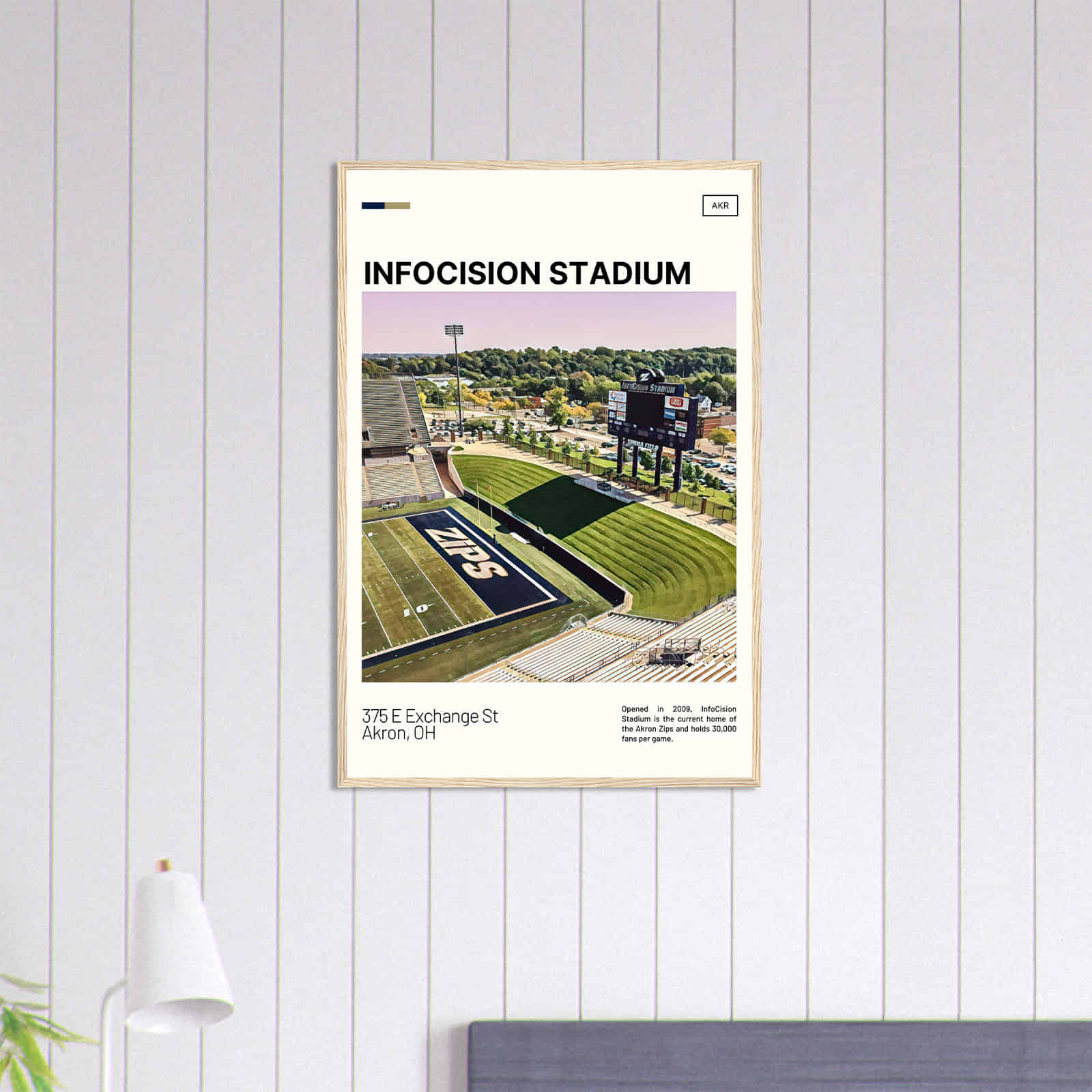 InfoCision Stadium Digital Oil Painting Poster Print - Citiesbox