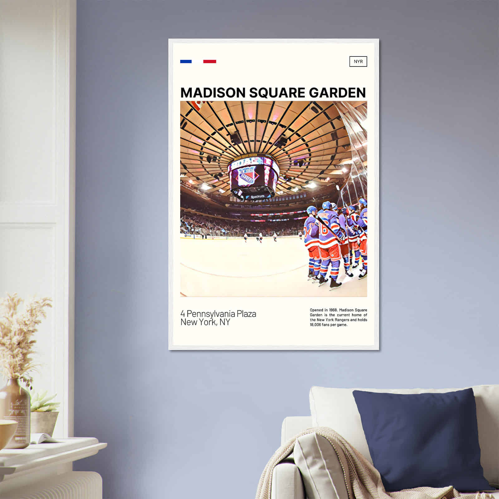 Madison Square Garden Digital Oil Painting Poster Print - Citiesbox