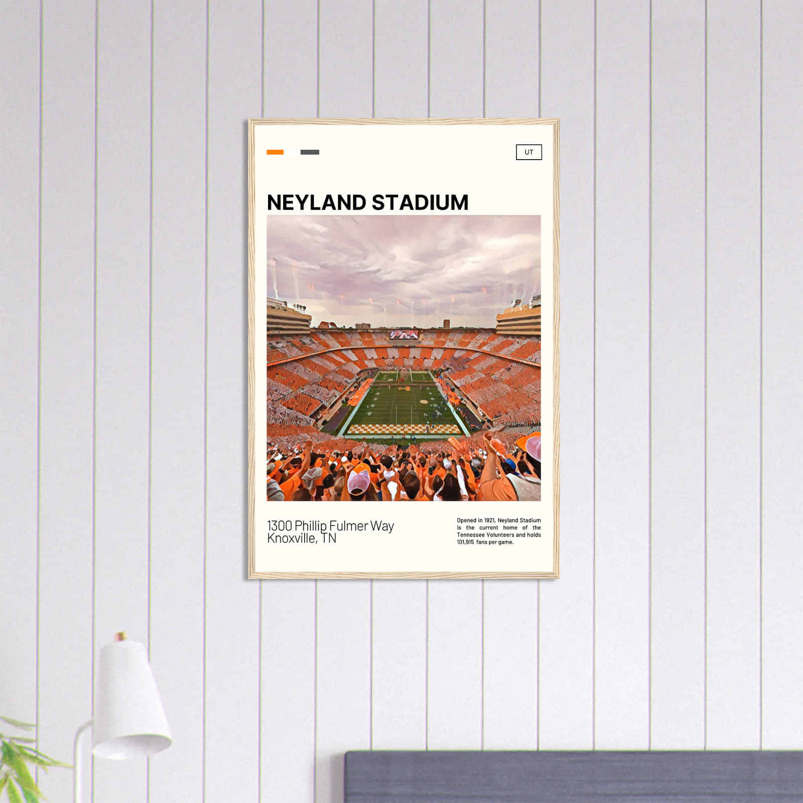 Neyland Stadium Digital Oil Painting Poster Print - Citiesbox