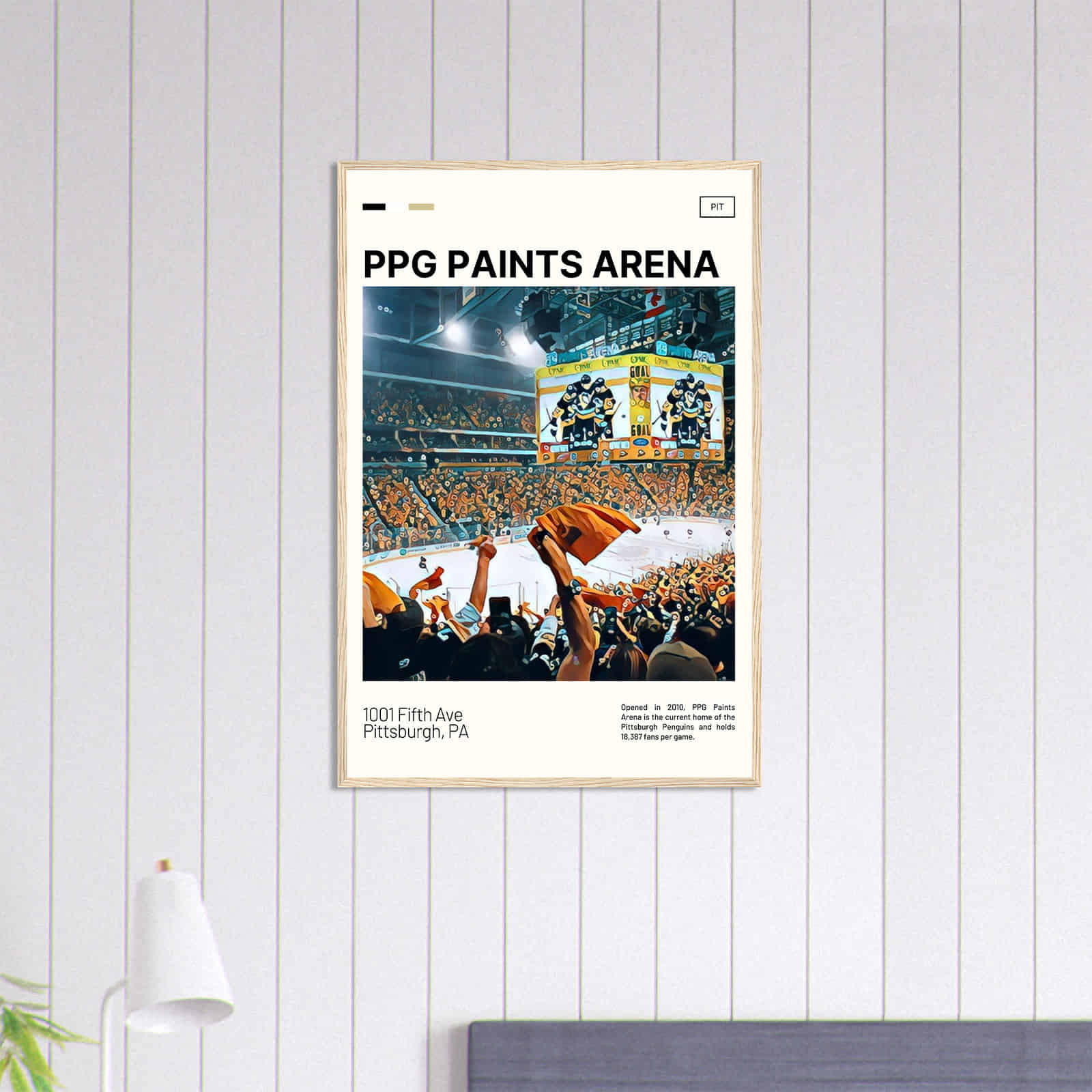 PPG Paints Arena Digital Oil Painting Poster Print - Citiesbox