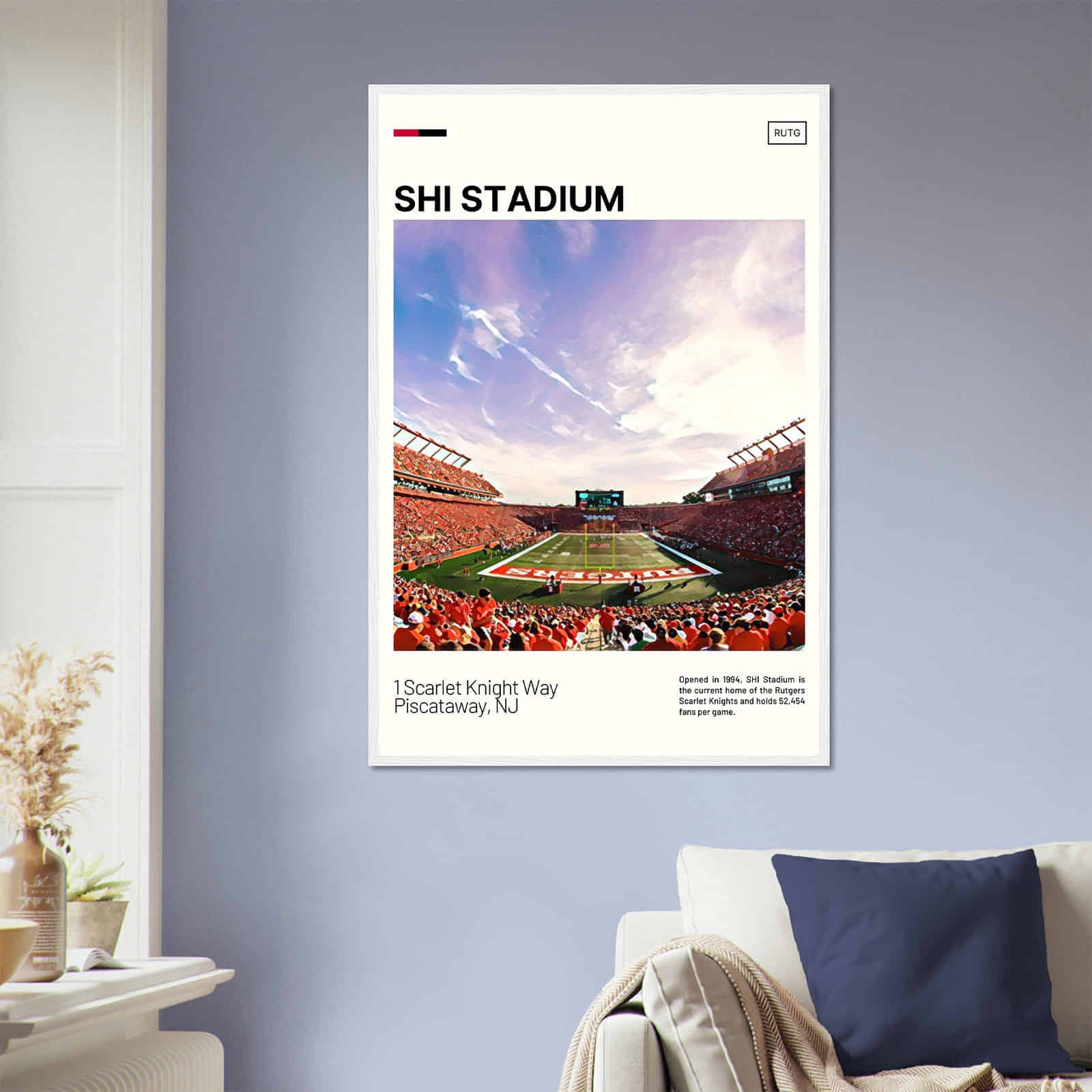 SHI Stadium Digital Oil Painting Poster Print - Citiesbox