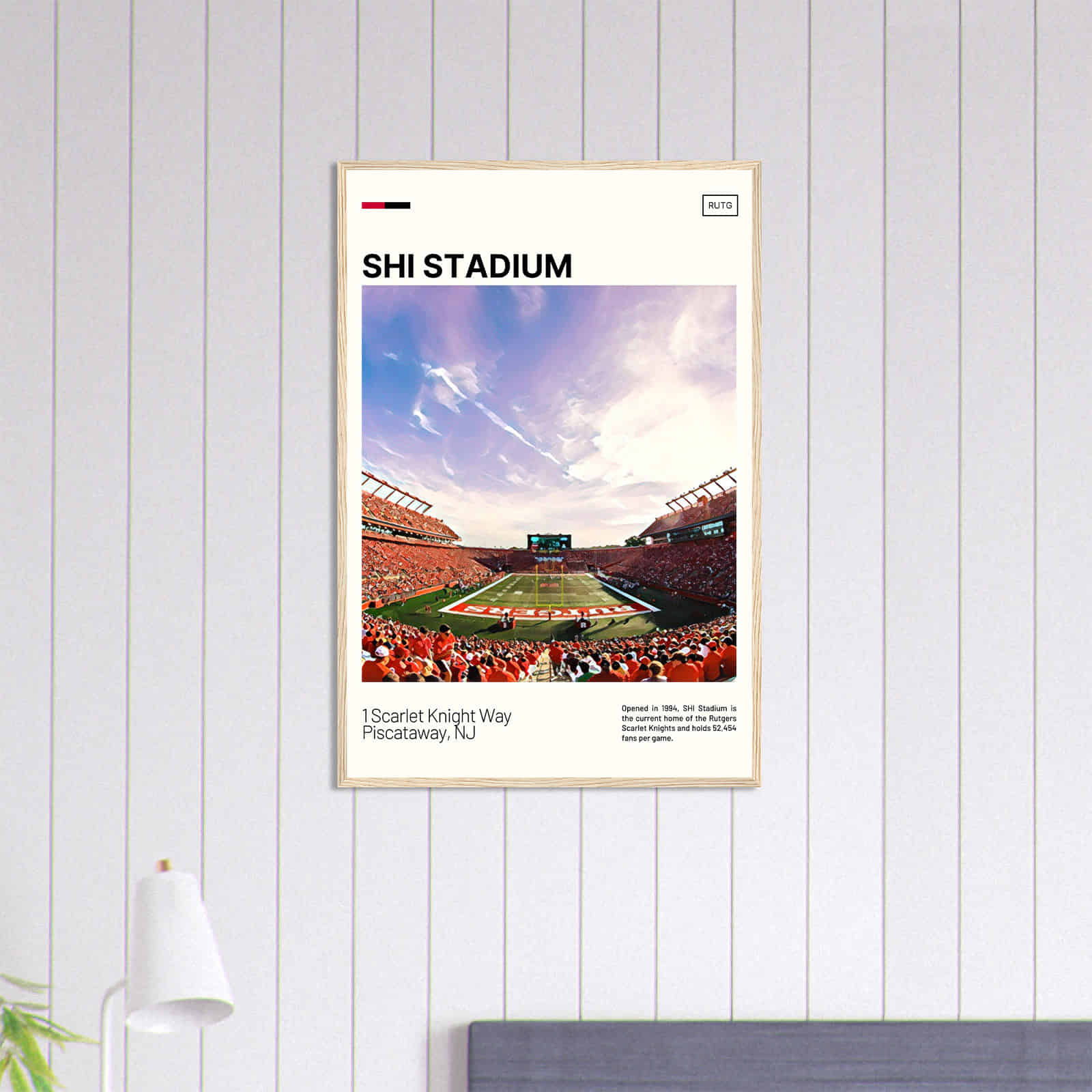 SHI Stadium Digital Oil Painting Poster Print - Citiesbox