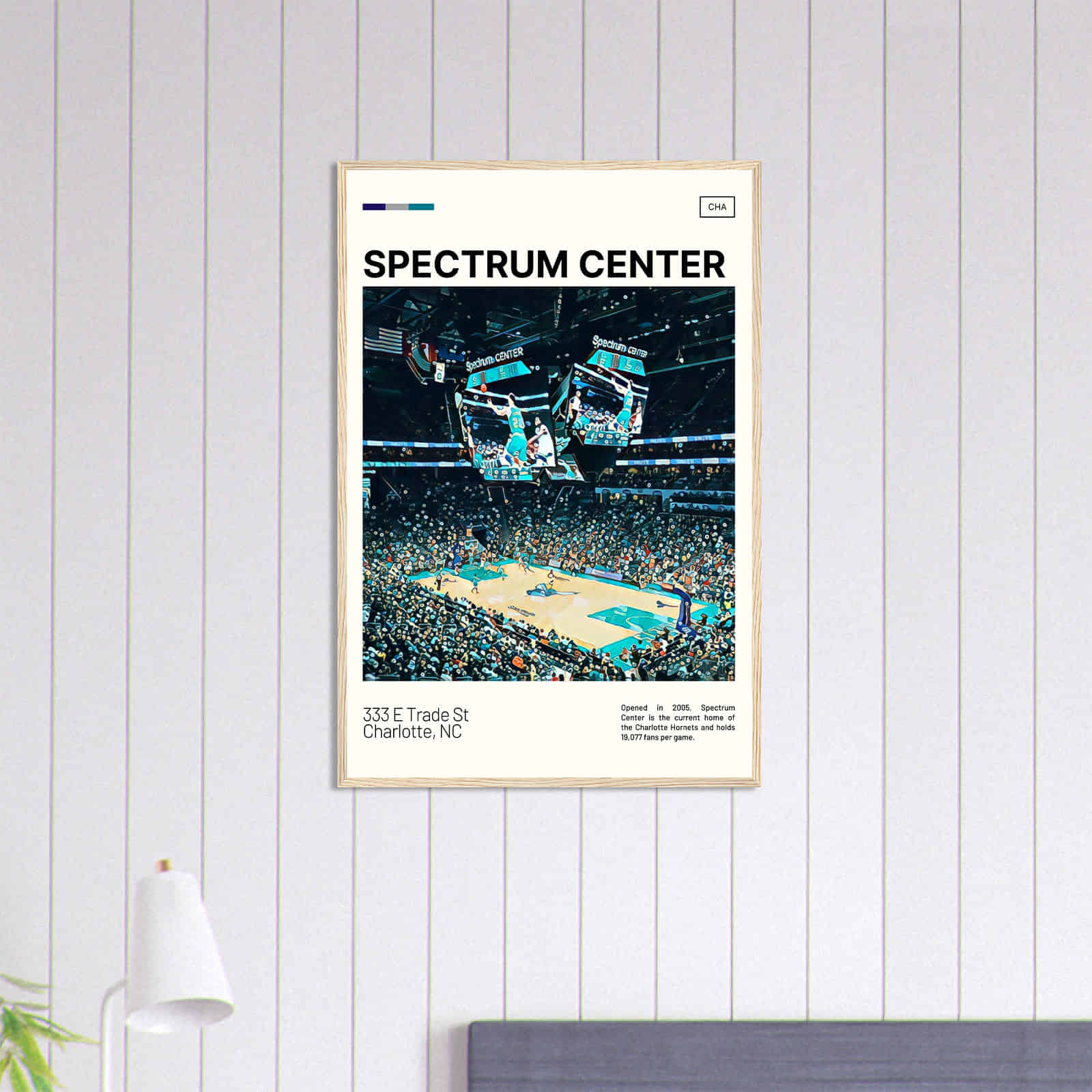 Spectrum Center Digital Oil Painting Poster Print - Citiesbox