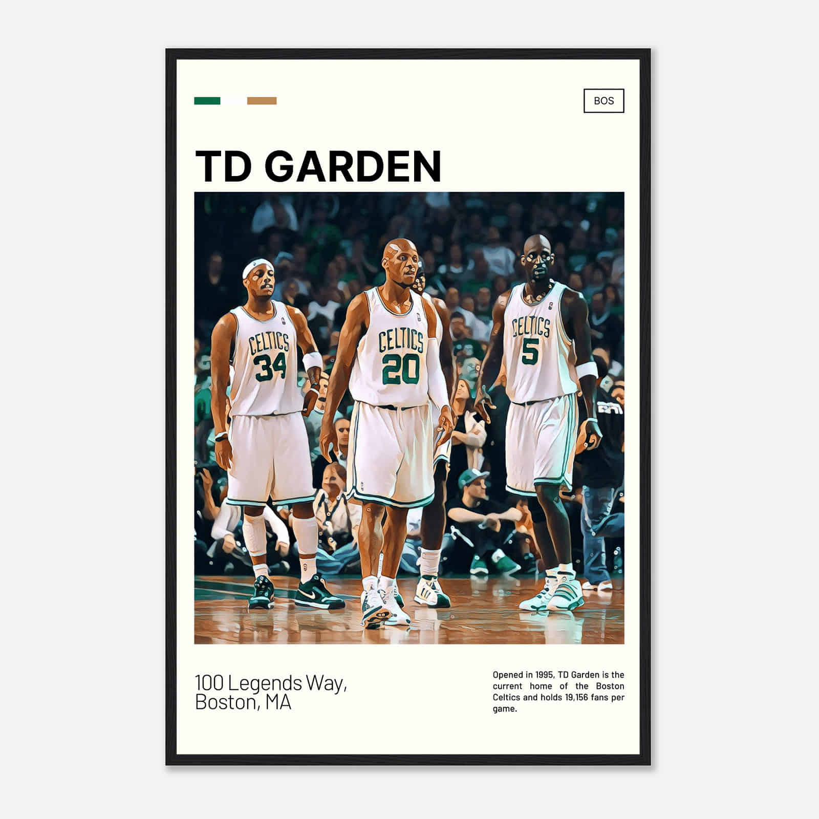 TD Garden Digital Oil Painting Poster Print DS5 - Citiesbox
