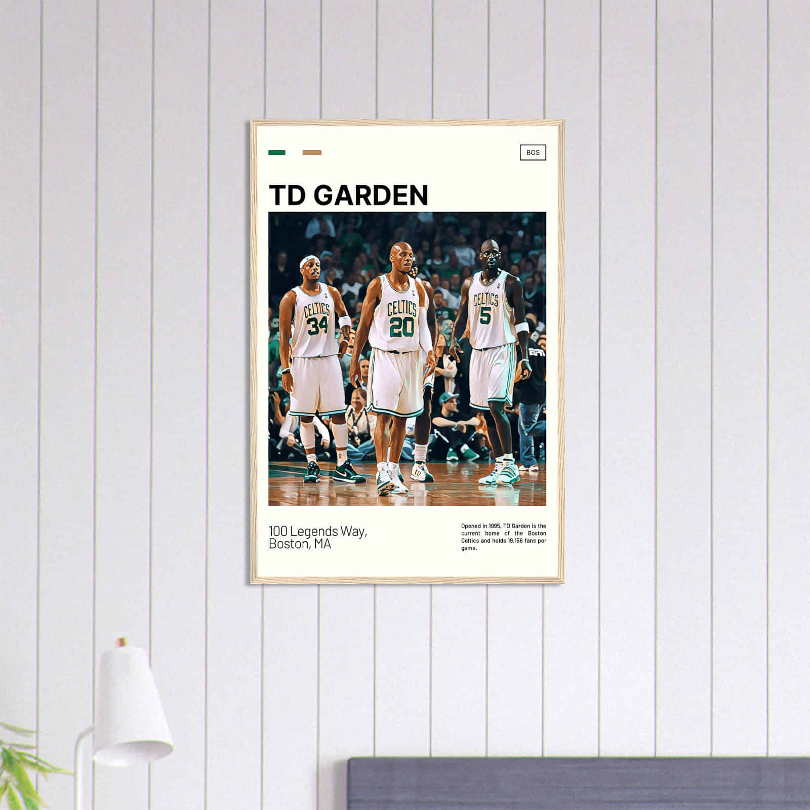 TD Garden Digital Oil Painting Poster Print DS5 - Citiesbox