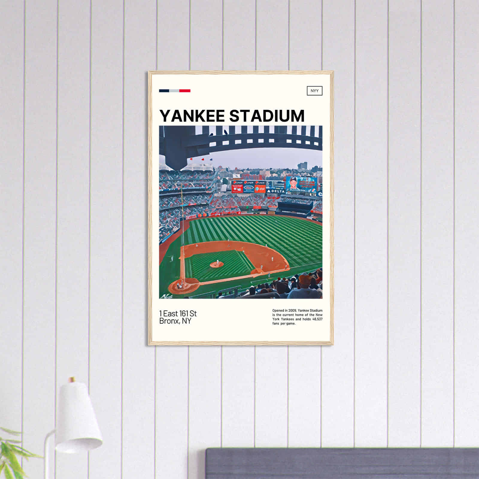 Yankee Stadium Digital Oil Painting Poster Print - Citiesbox