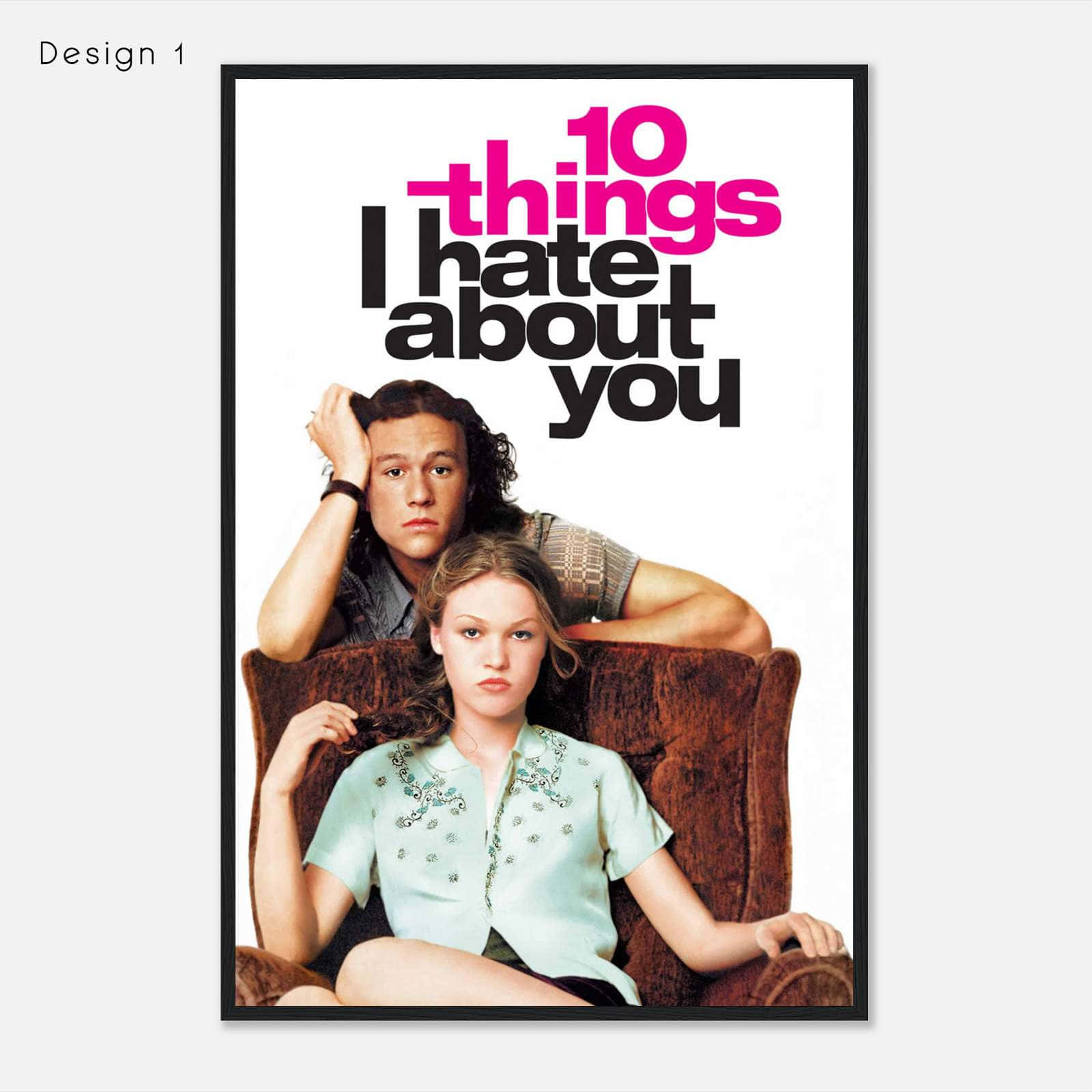 10 Things I Hate About You (1999) Movie Poster Print - Citiesbox