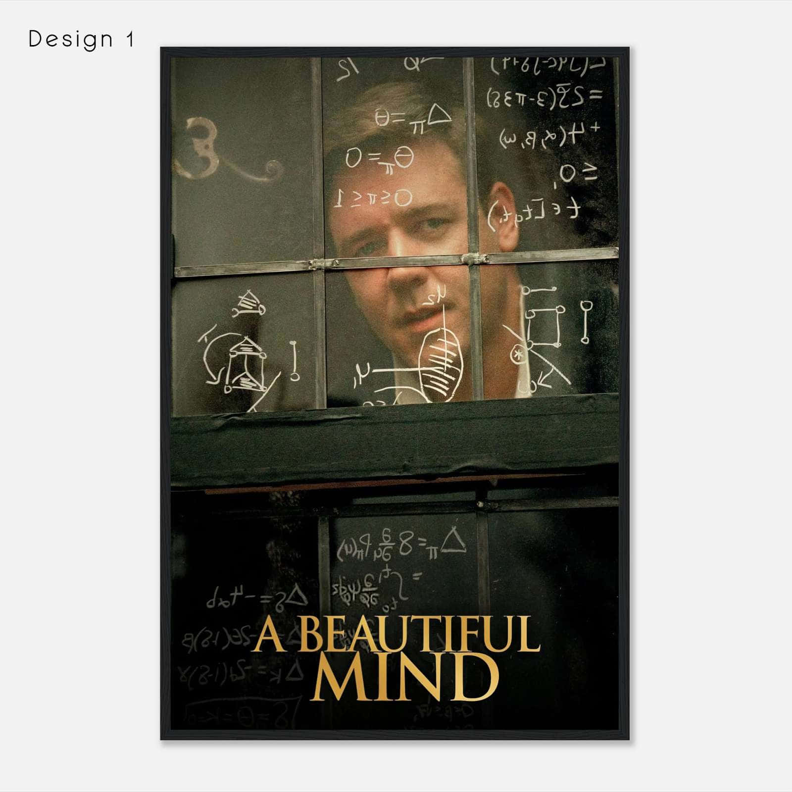 A Beautiful Mind (2001) Movie Poster Print - Citiesbox