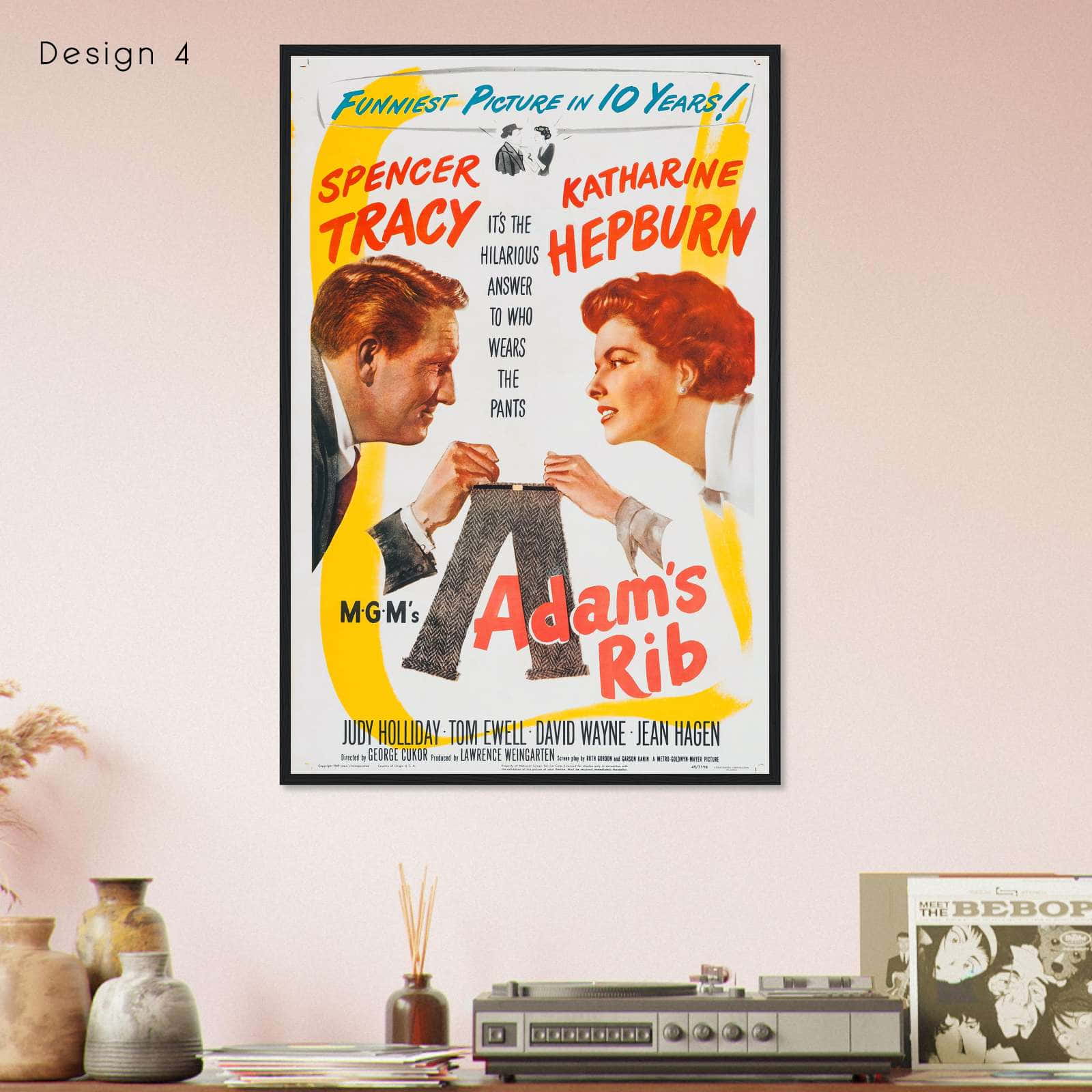 Adam's Rib (1949) Movie Poster Print - Citiesbox