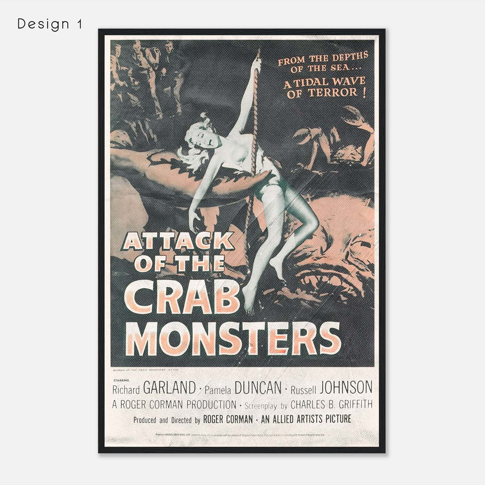 Attack Of The Crab Monsters 1957 Movie Poster Print Citiesbox