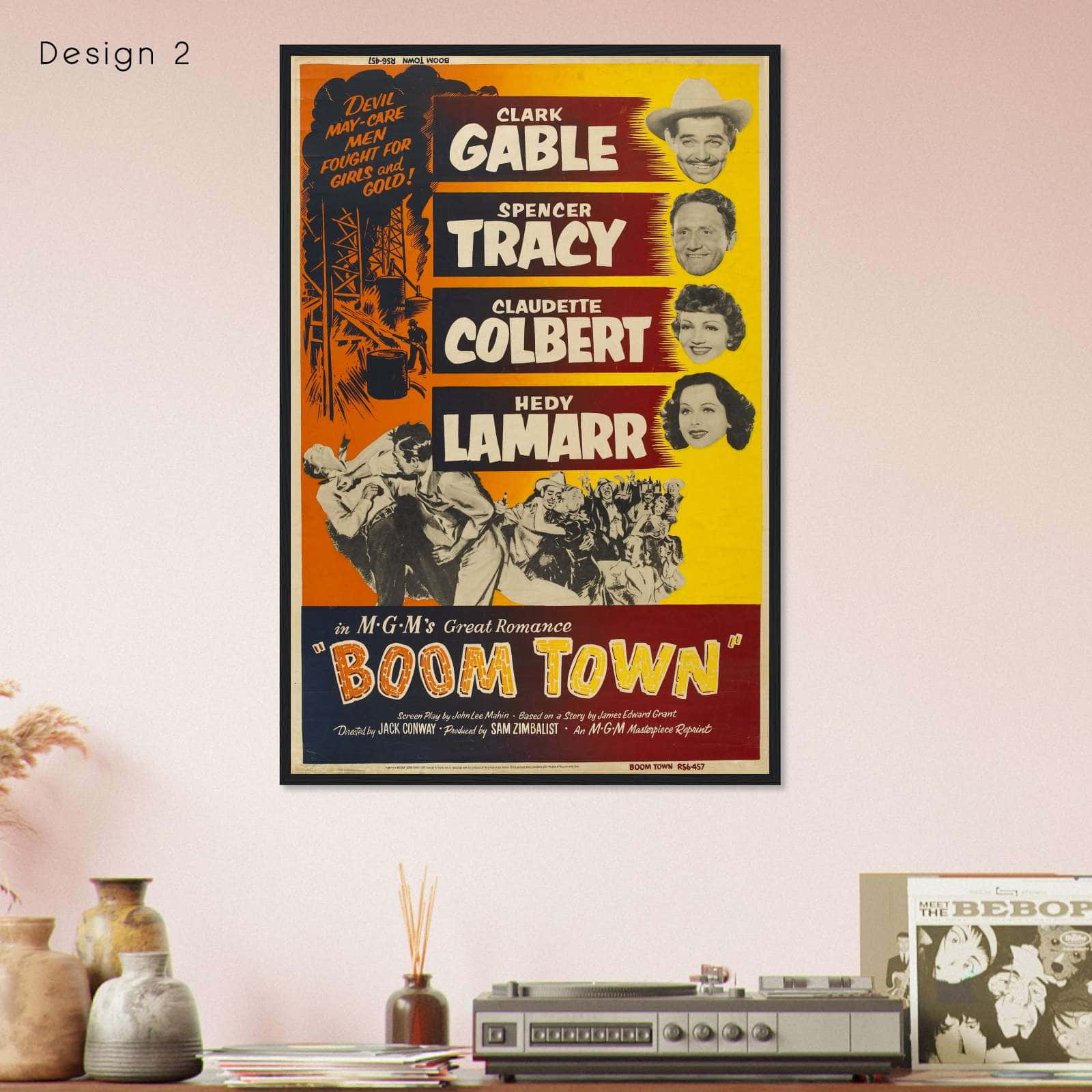 Boom Town (1940) Movie Poster Print - Citiesbox