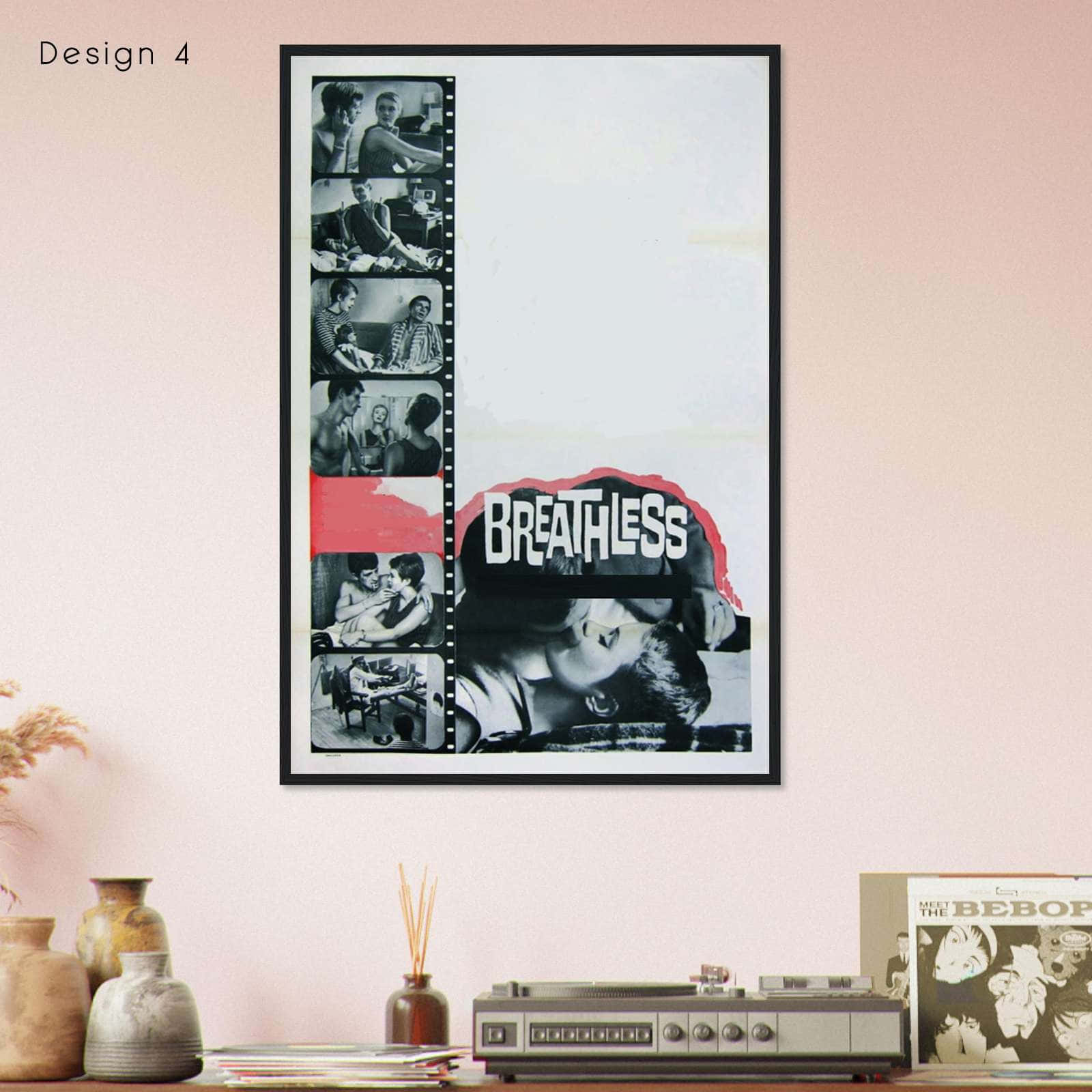 Breathless (1960) Movie Poster Print - Citiesbox