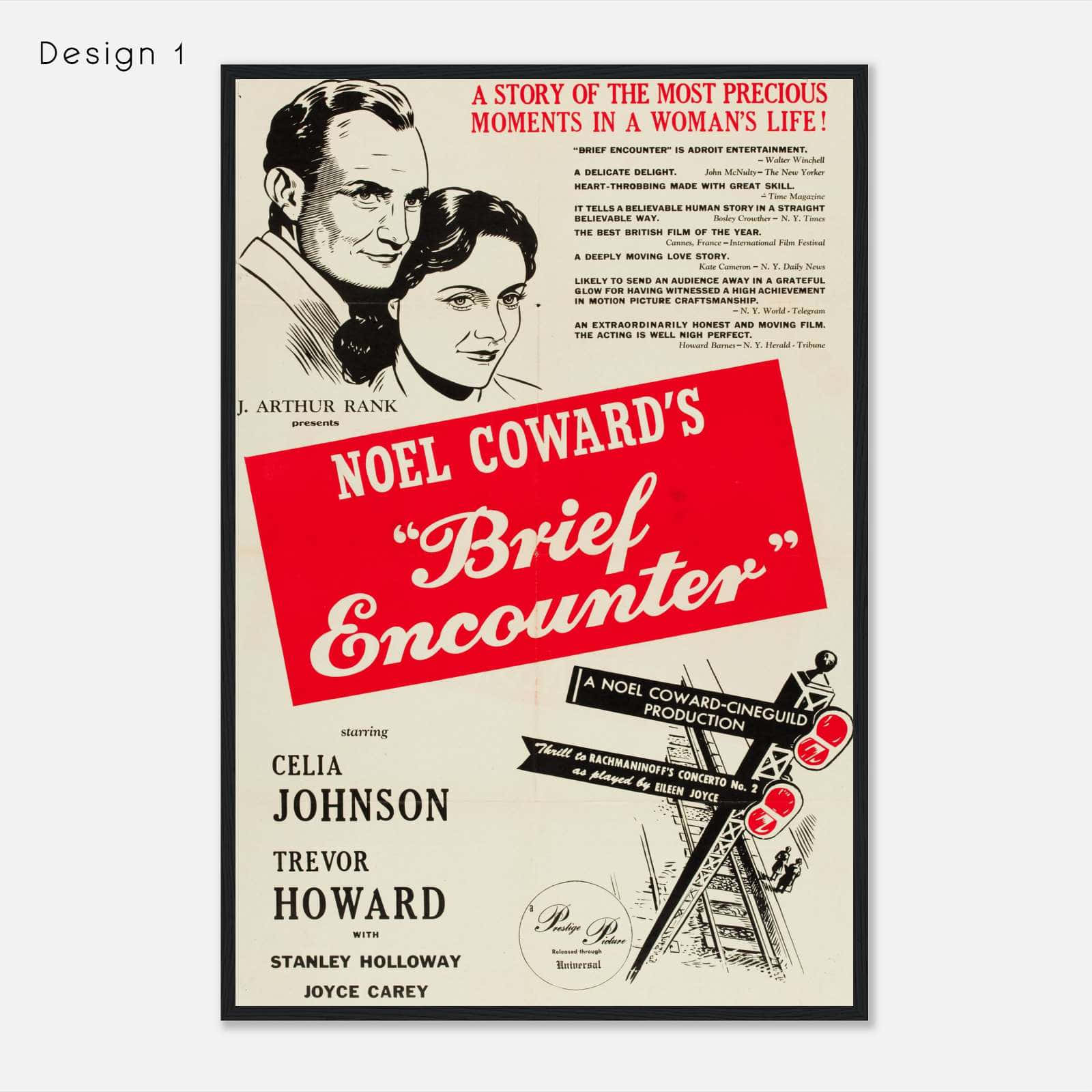 Brief Encounter (1945) Movie Poster Print - Citiesbox