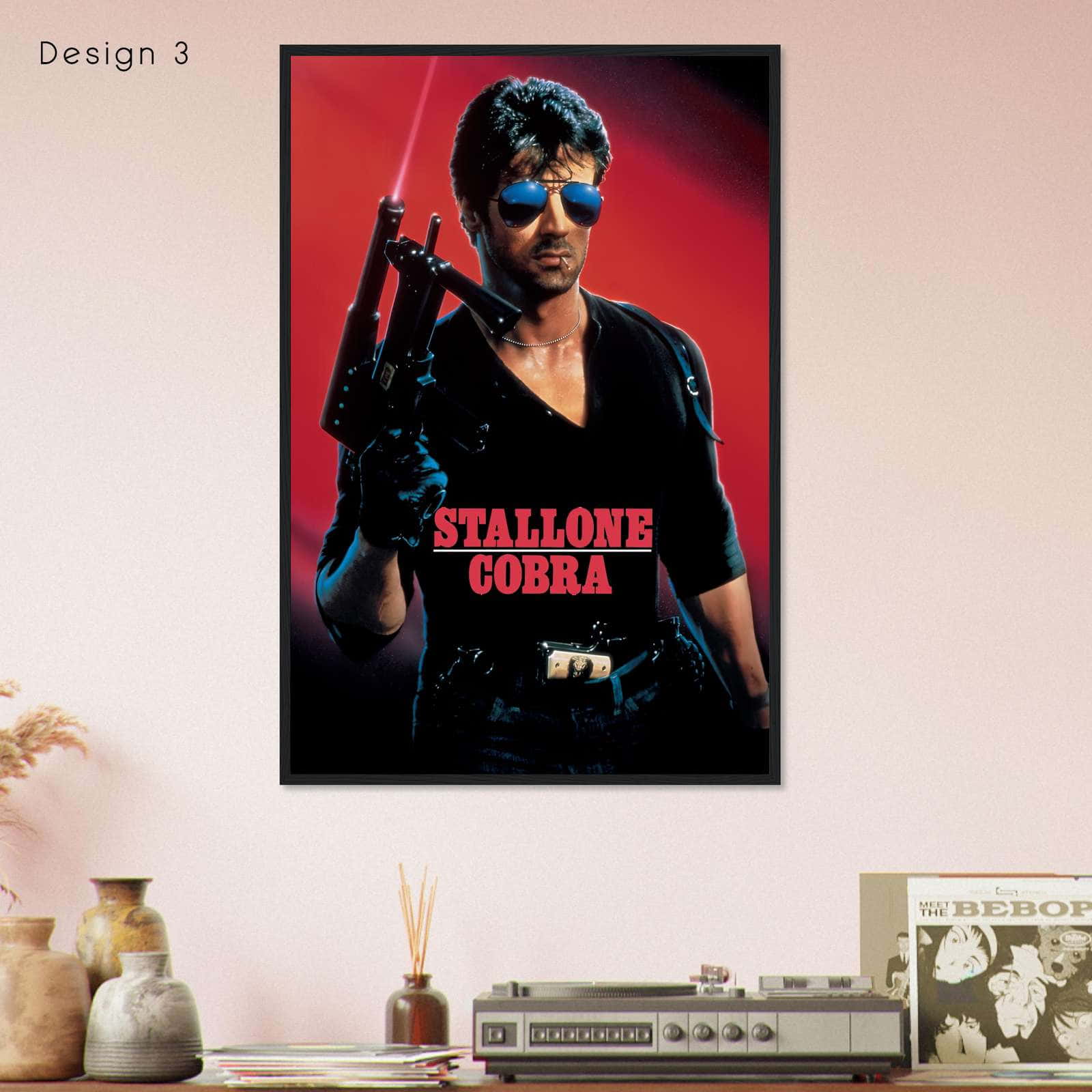 Cobra (1986) Movie Poster Print - Citiesbox