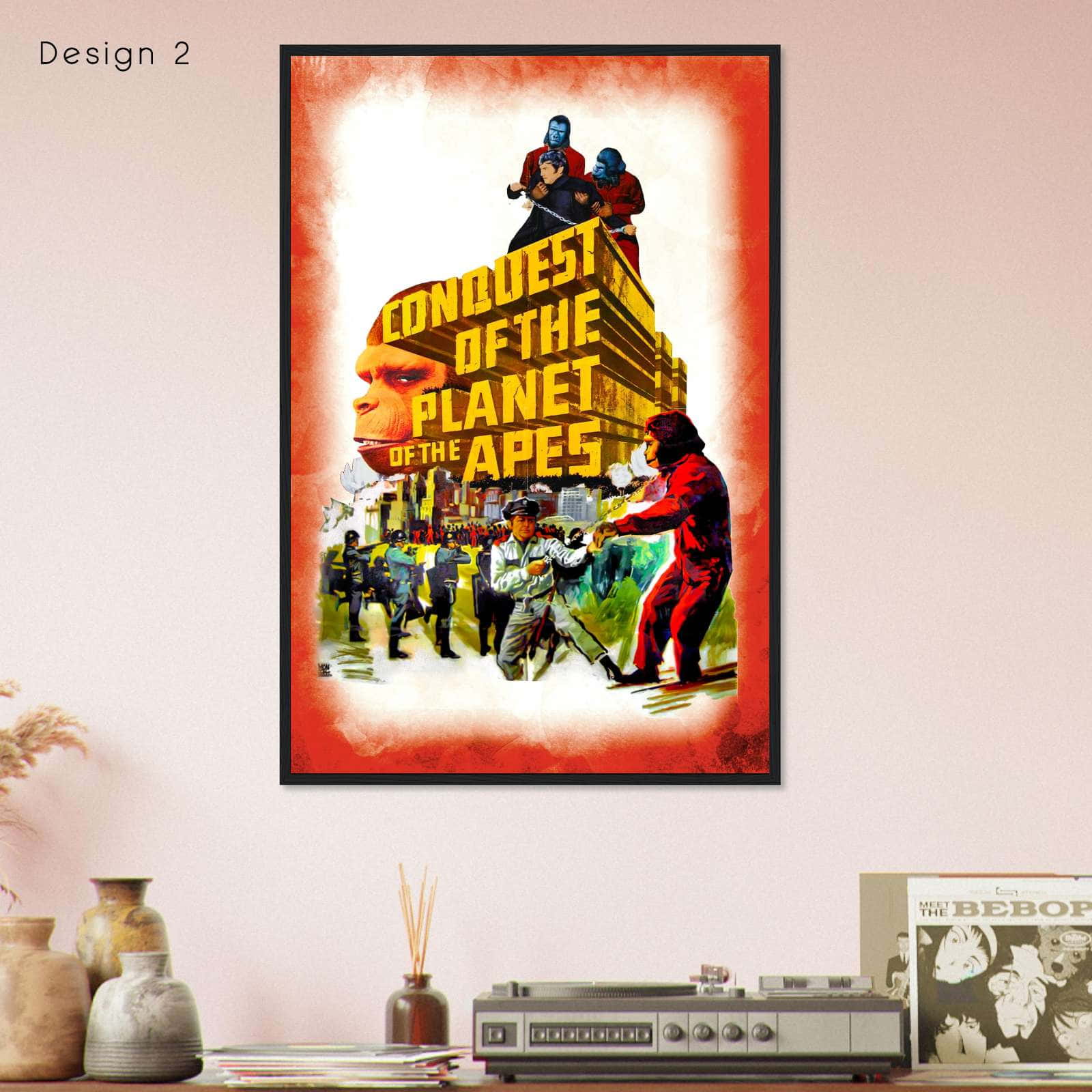 Conquest of the Planet of the Apes (1972) Movie Poster Print - Citiesbox