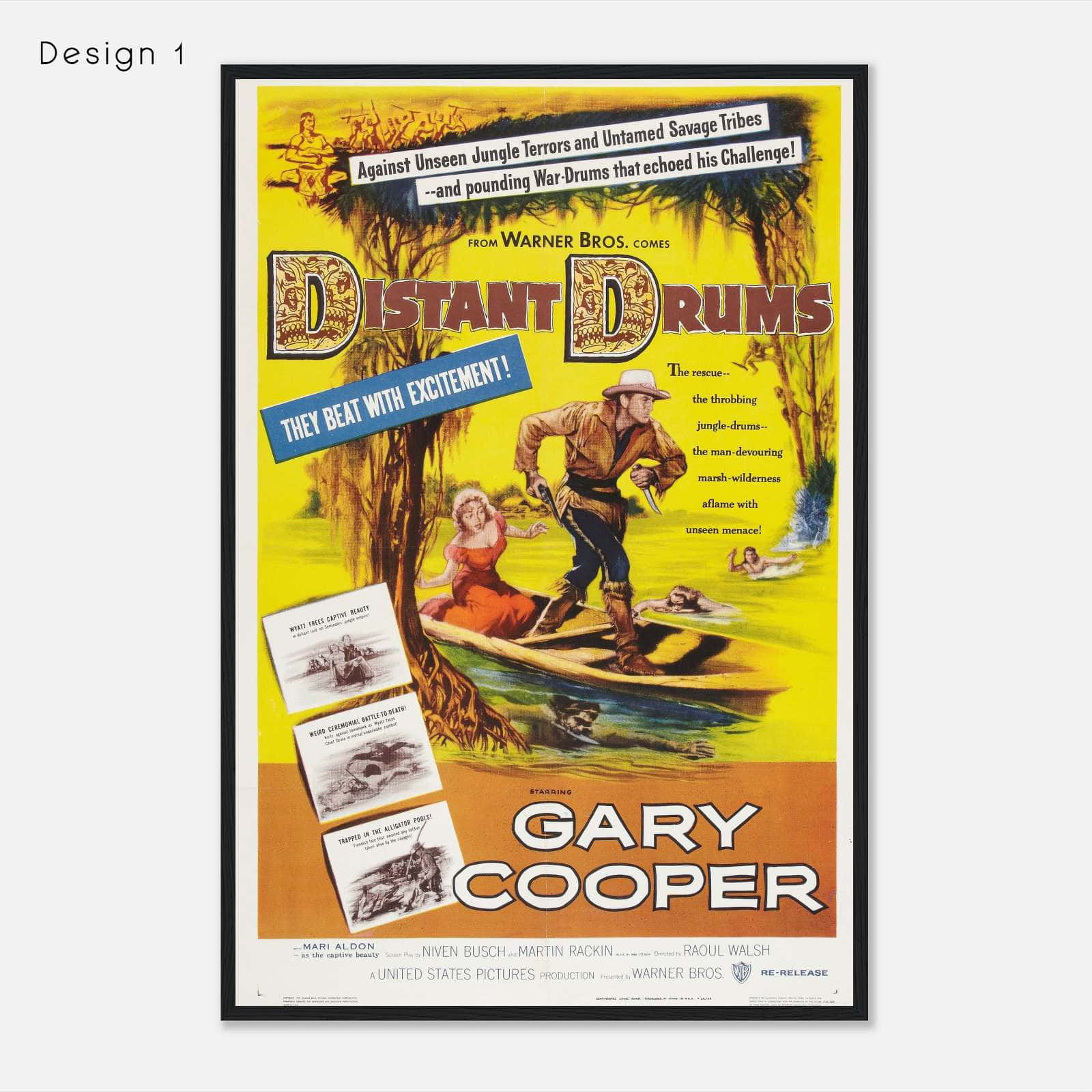 Distant Drums (1951) Movie Poster Print - Citiesbox