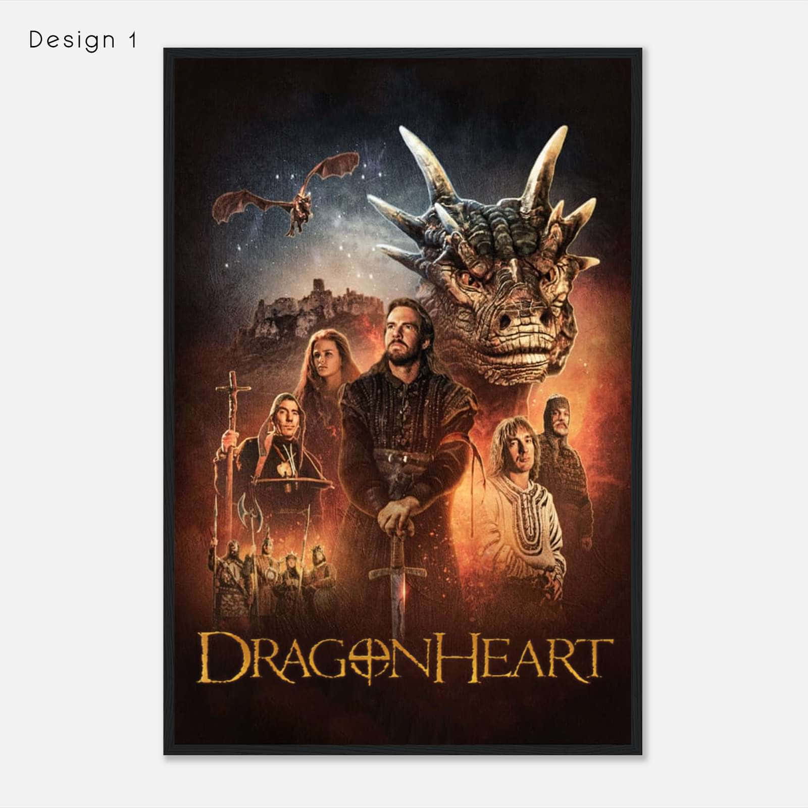 DragonHeart (1996) Movie Poster Print - Citiesbox