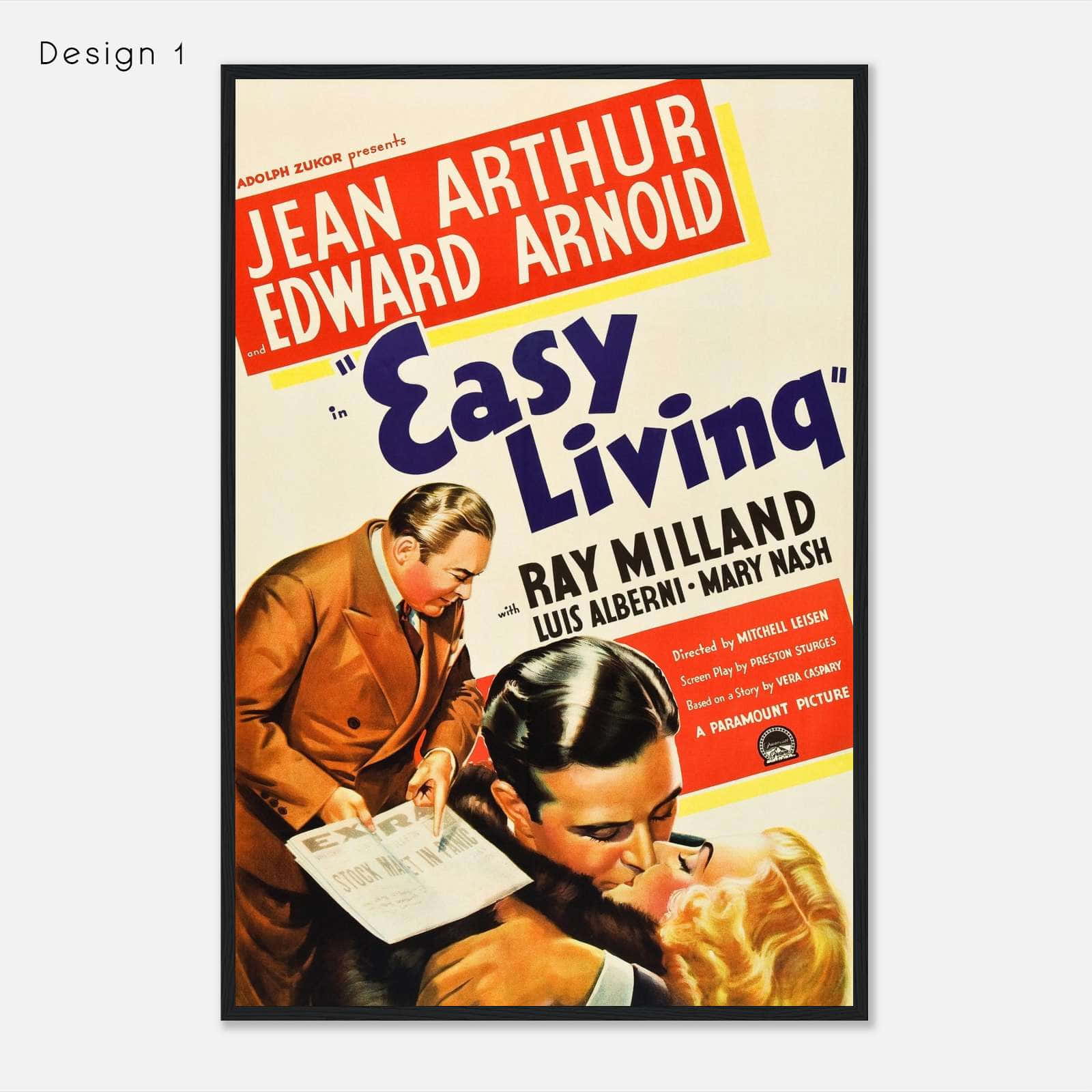 Easy Living (1937) Movie Poster Print - Citiesbox