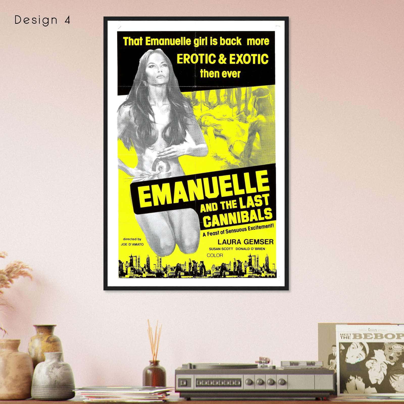 Emanuelle And The Last Cannibals 1977 Movie Poster Print Citiesbox