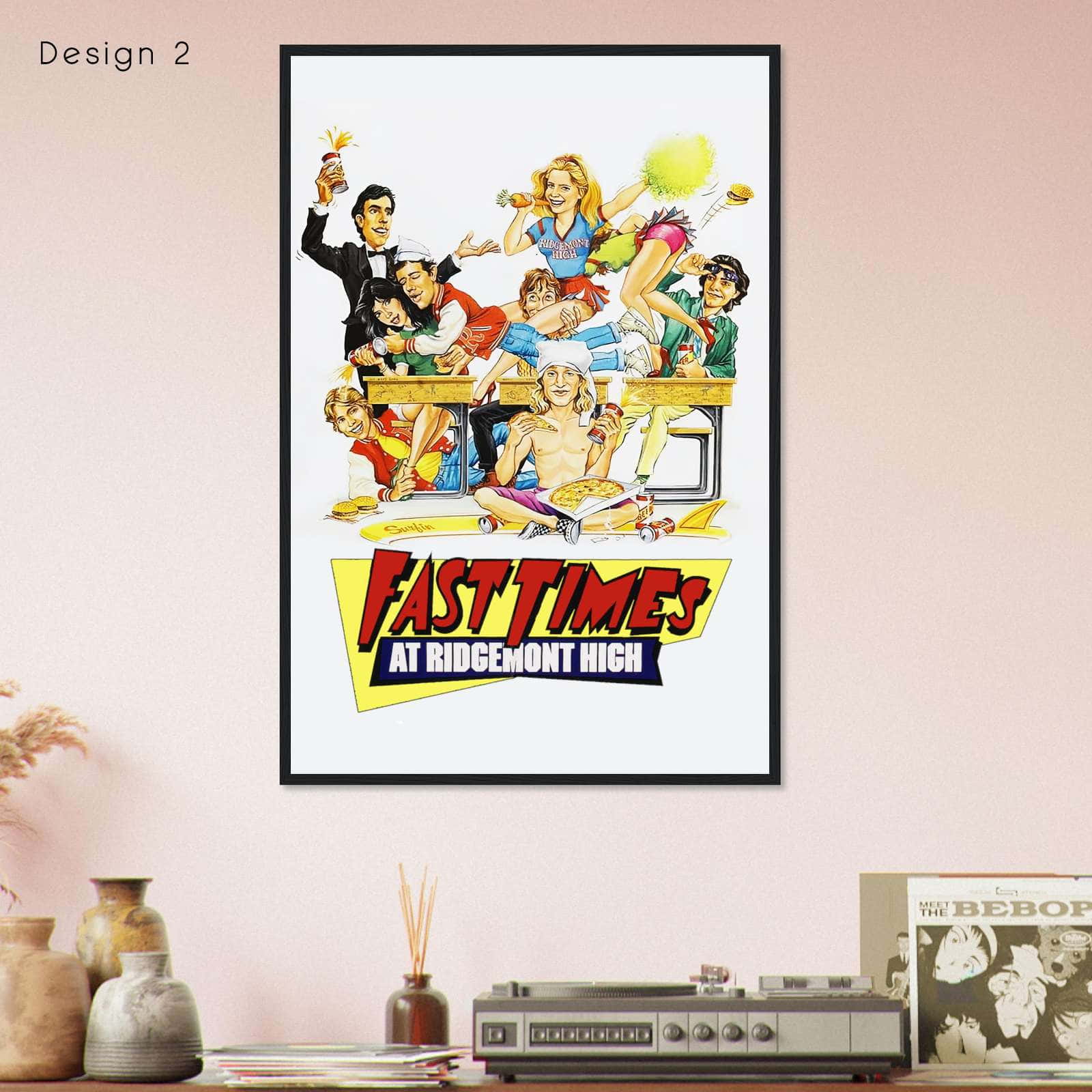 Fast Times at Ridgemont High (1982) Movie Poster Print - Citiesbox