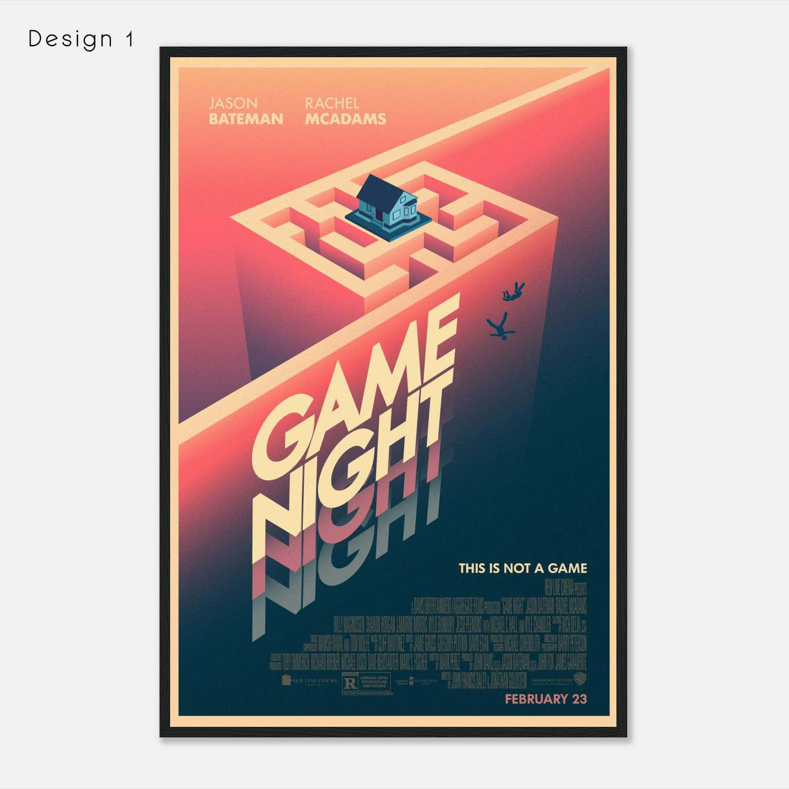 Game Night (2018) Movie Poster Print - Citiesbox