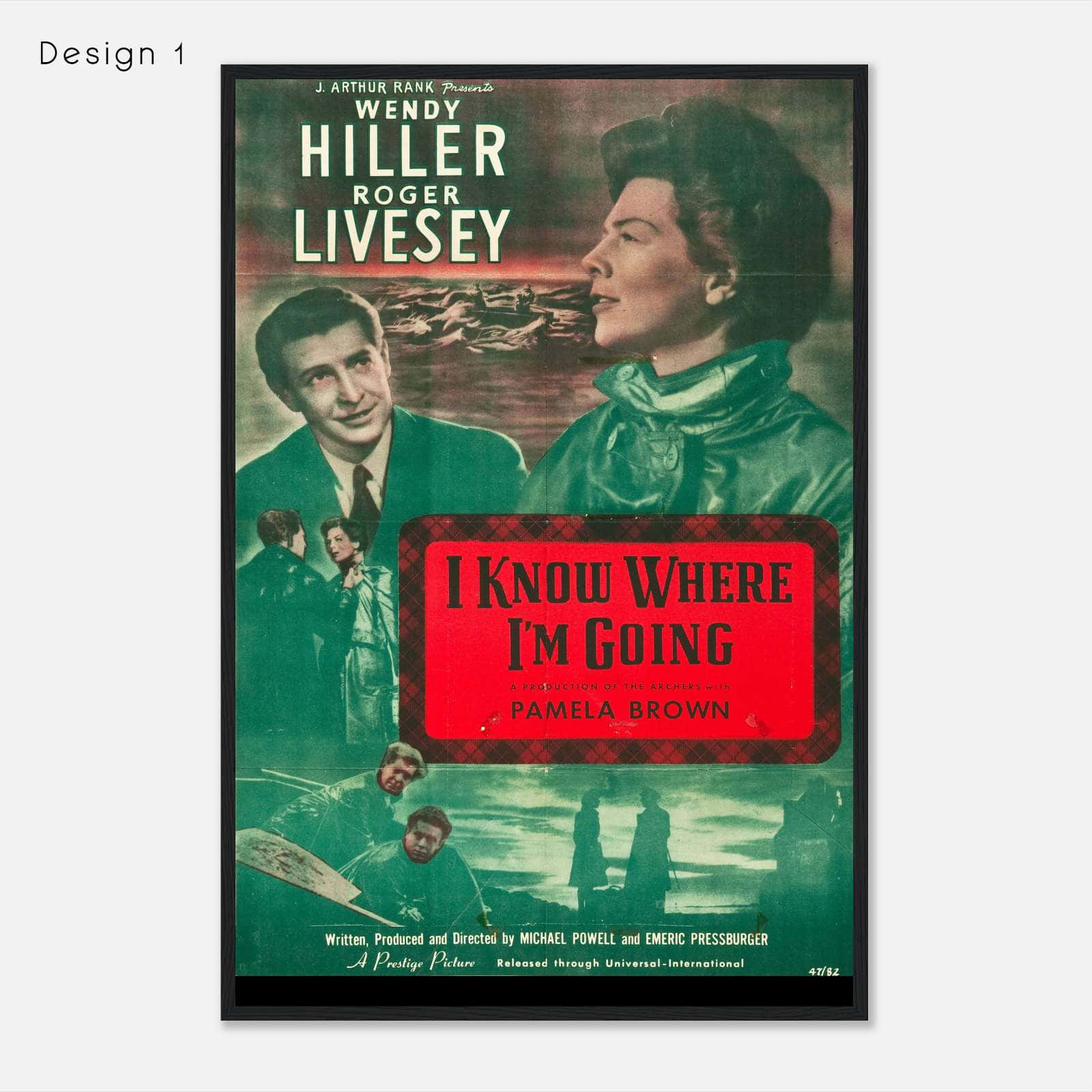 I Know Where I'm Going! (1945) Movie Poster Print - Citiesbox