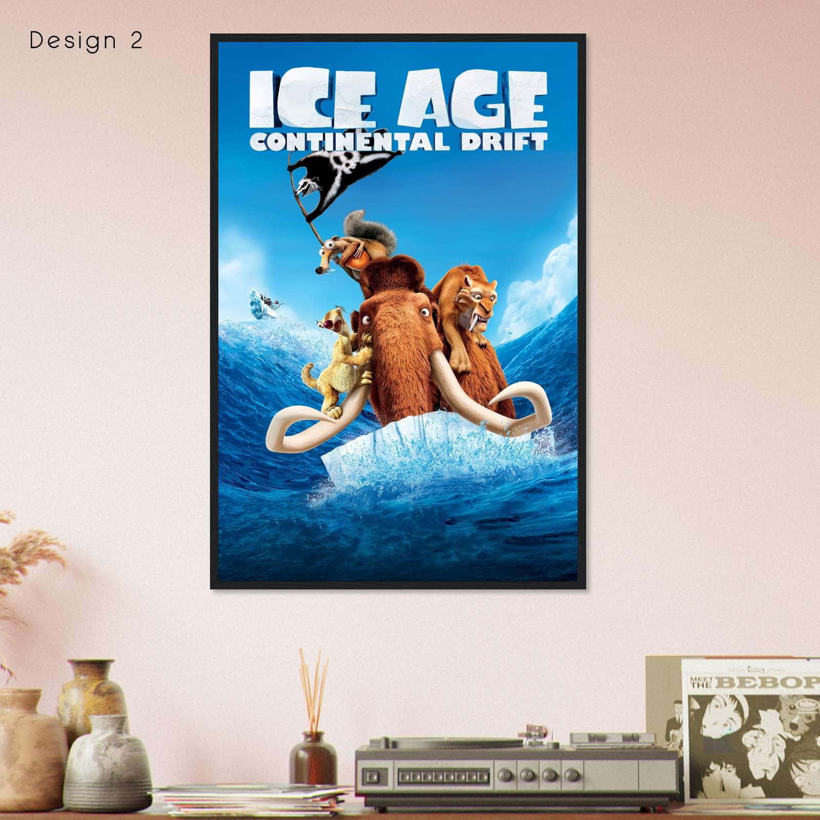 Ice Age: Continental Drift (2012) Movie Poster Print - Citiesbox