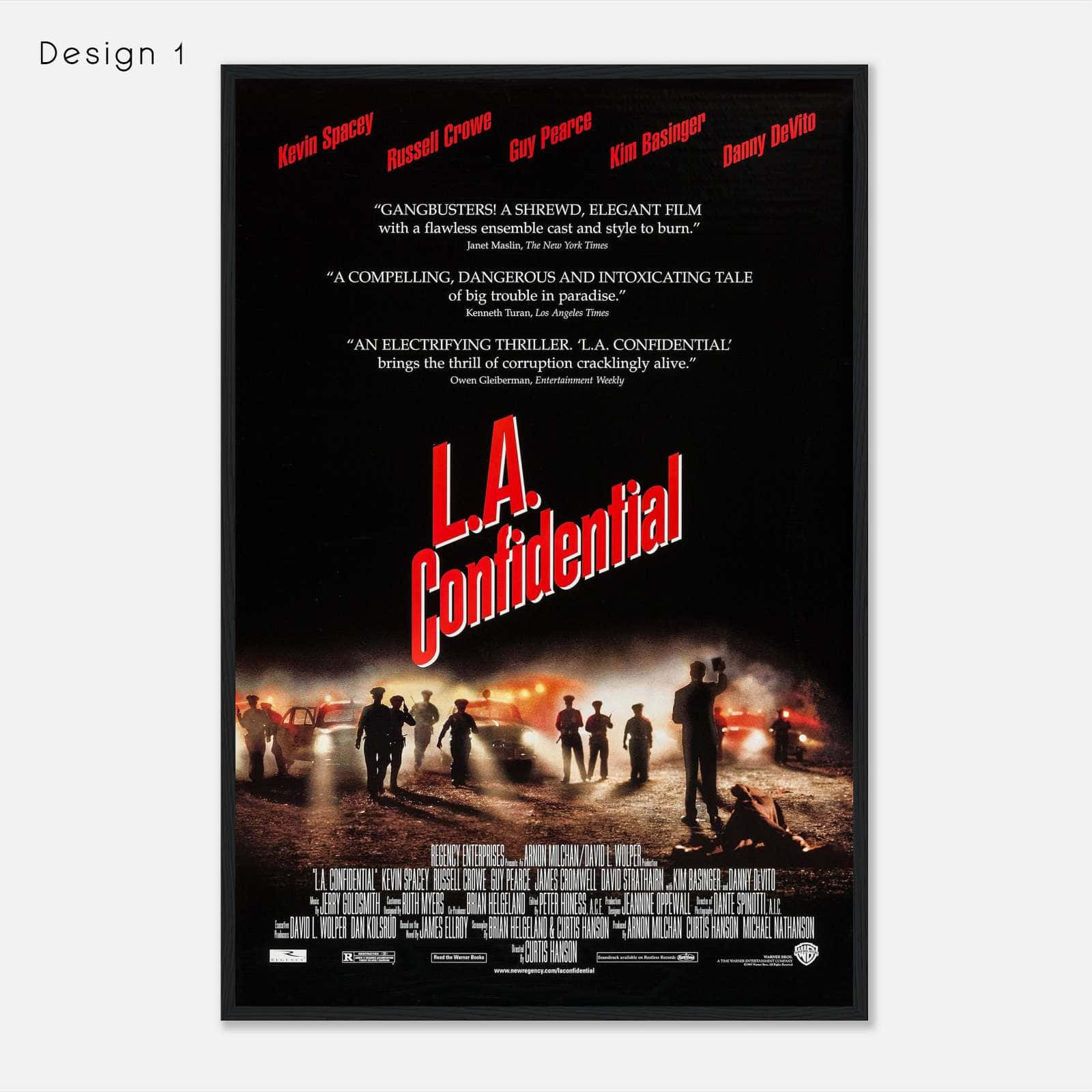 L.A. Confidential (1997) Movie Poster Print - Citiesbox