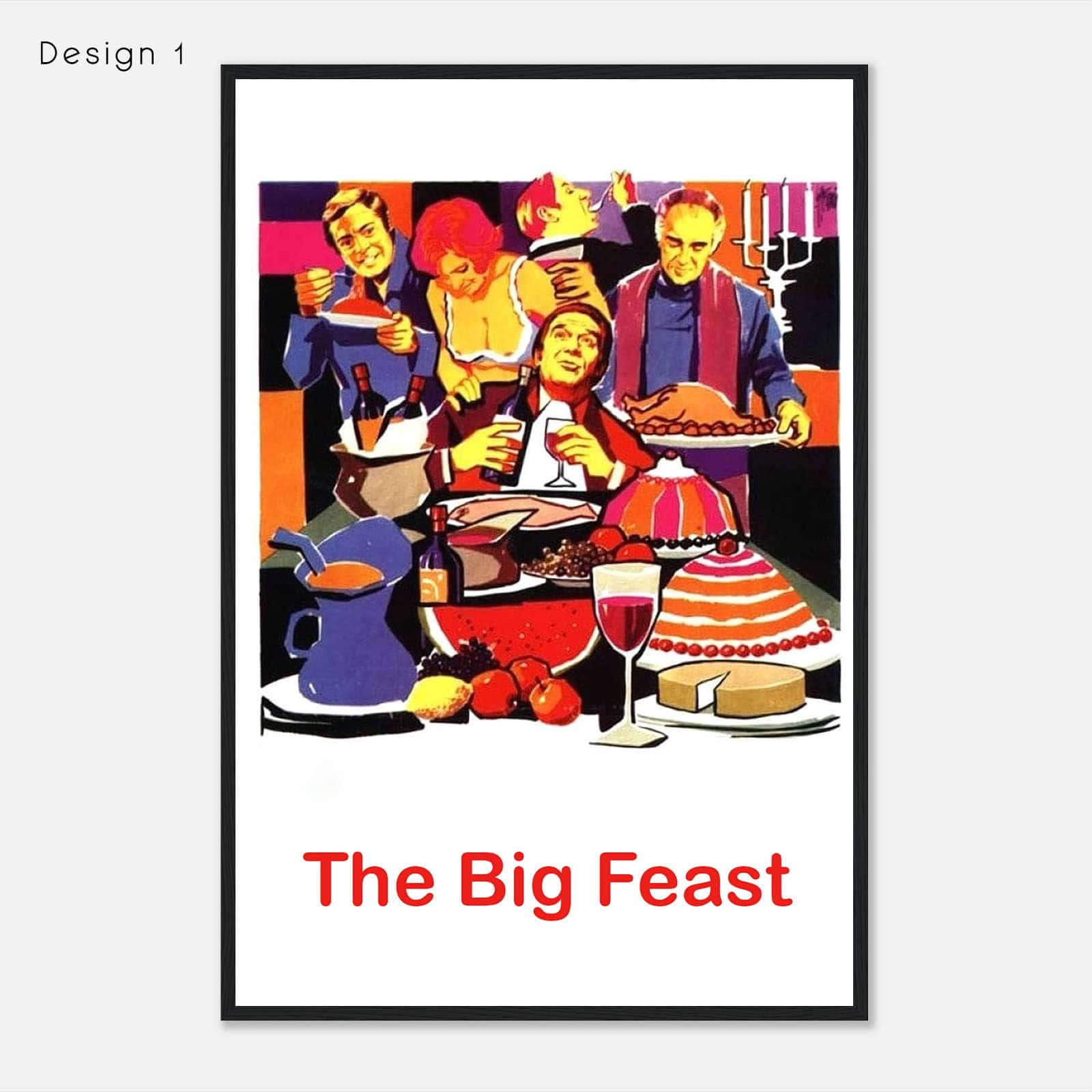 La Grande Bouffe (1973) Movie Poster Print - Citiesbox