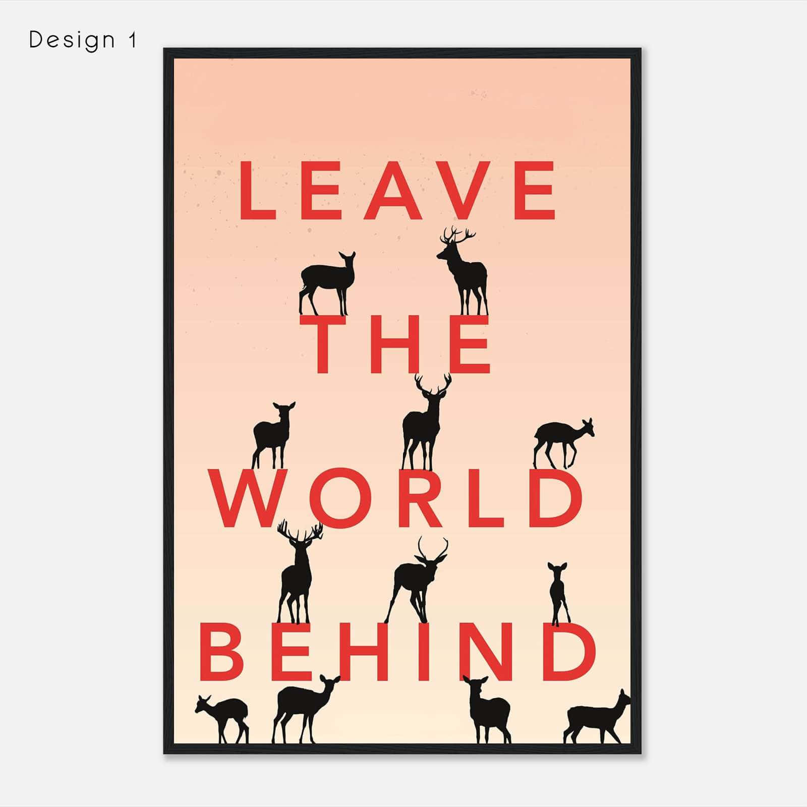 Leave the World Behind (2023) Movie Poster Print - Citiesbox
