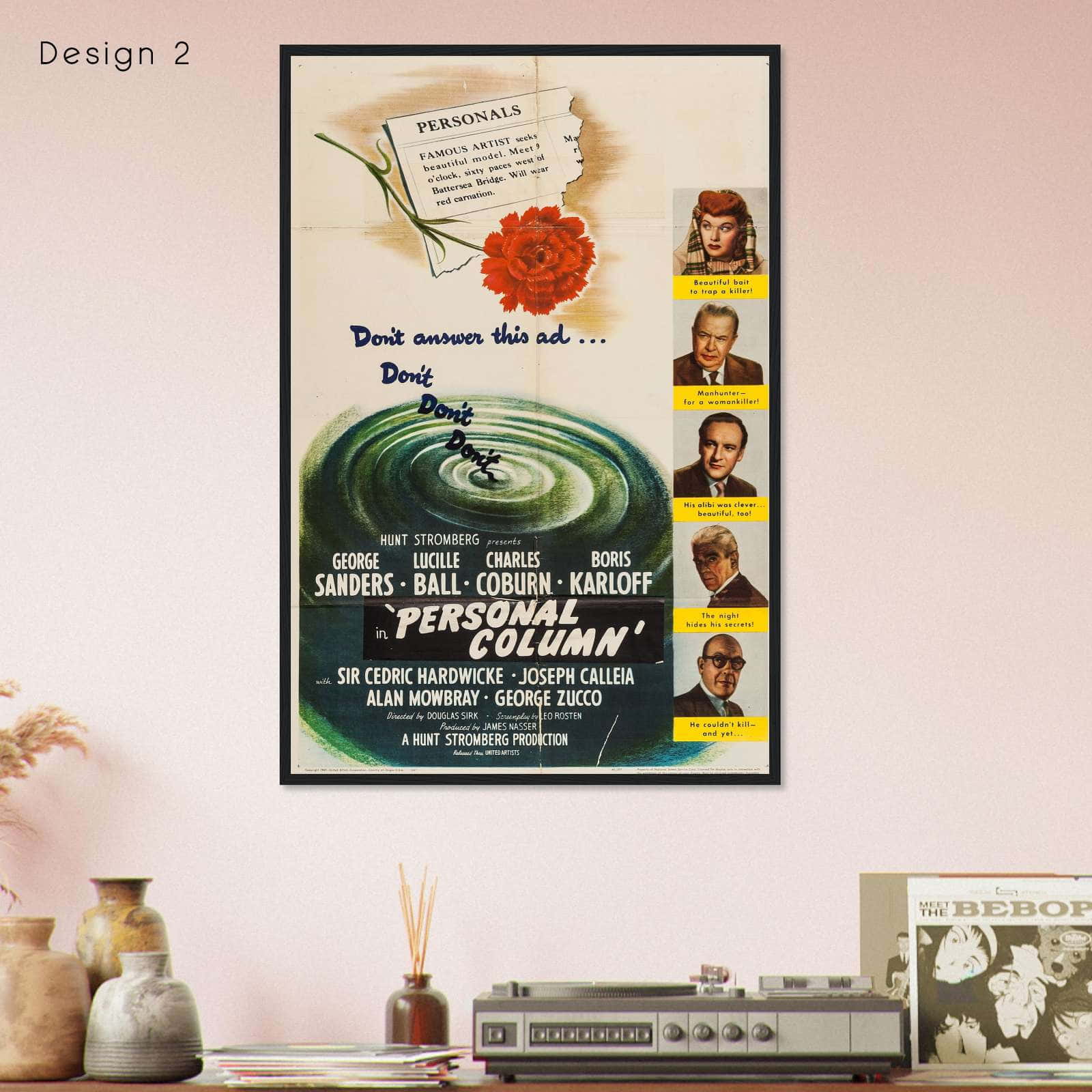 Lured (1947) Movie Poster Print - Citiesbox