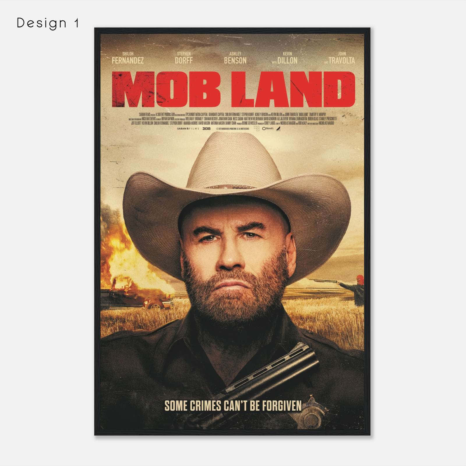 Mob Land (2023) Movie Poster Print - Citiesbox