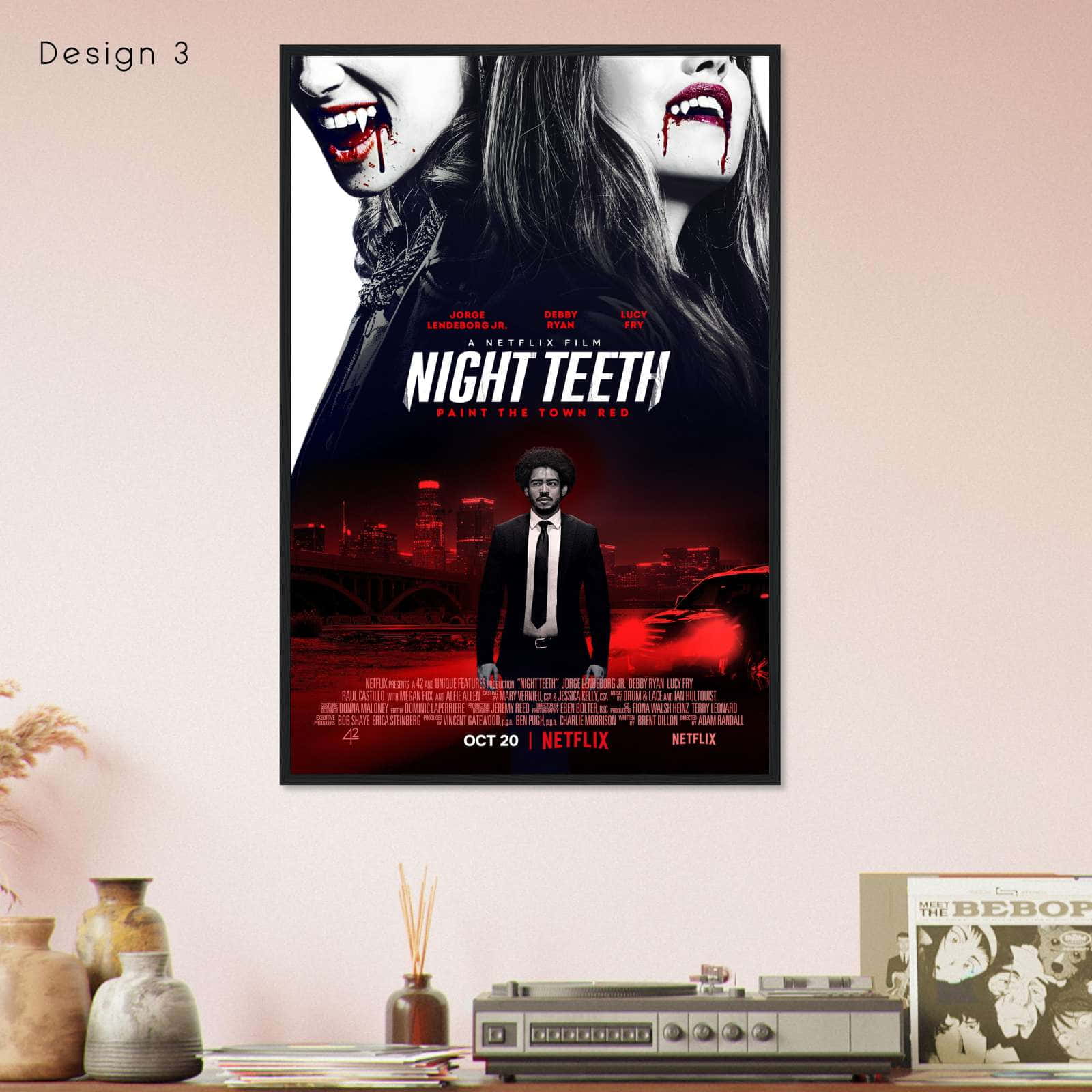 Night Teeth (2021) Movie Poster Print - Citiesbox