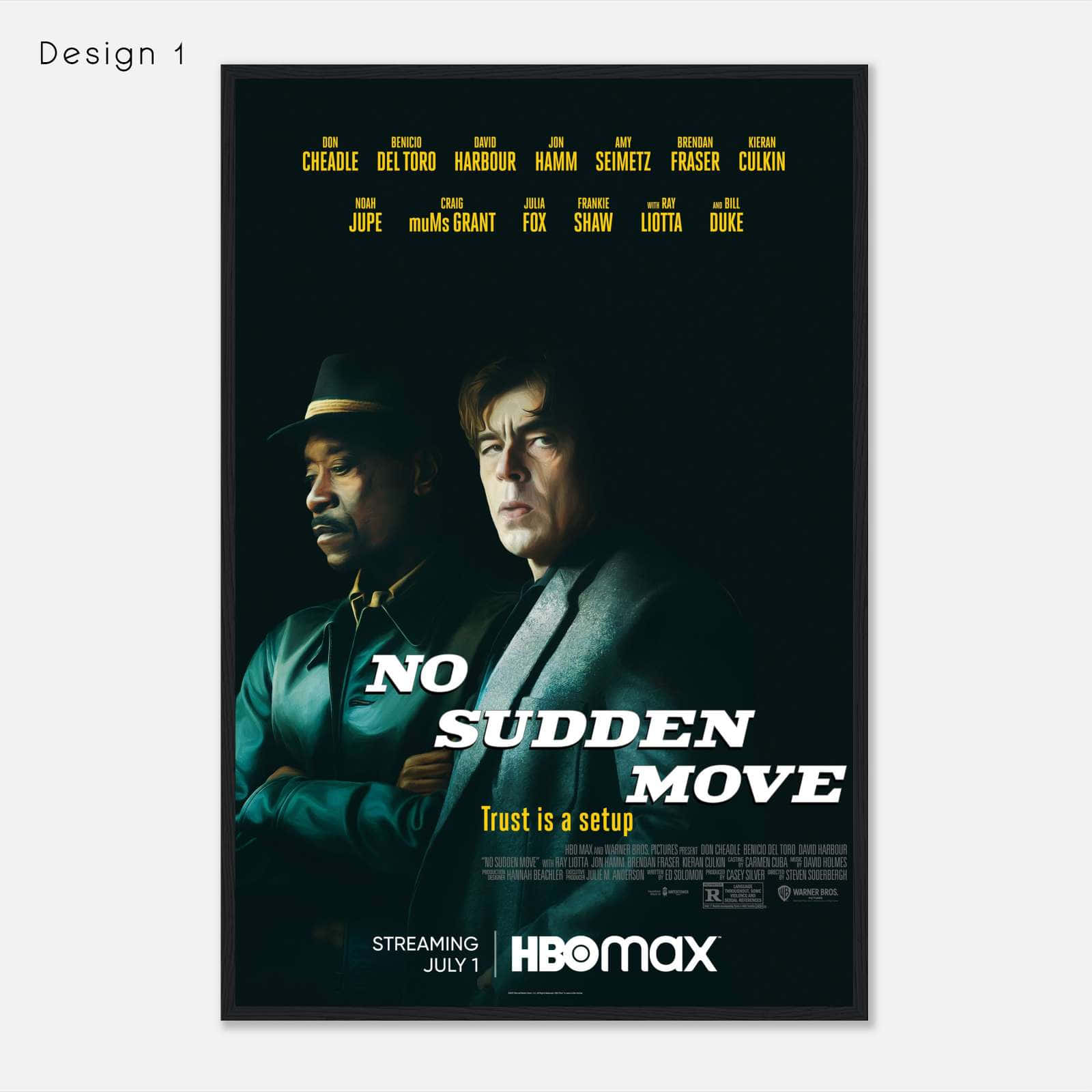 No Sudden Move (2021) Movie Poster Print - Citiesbox