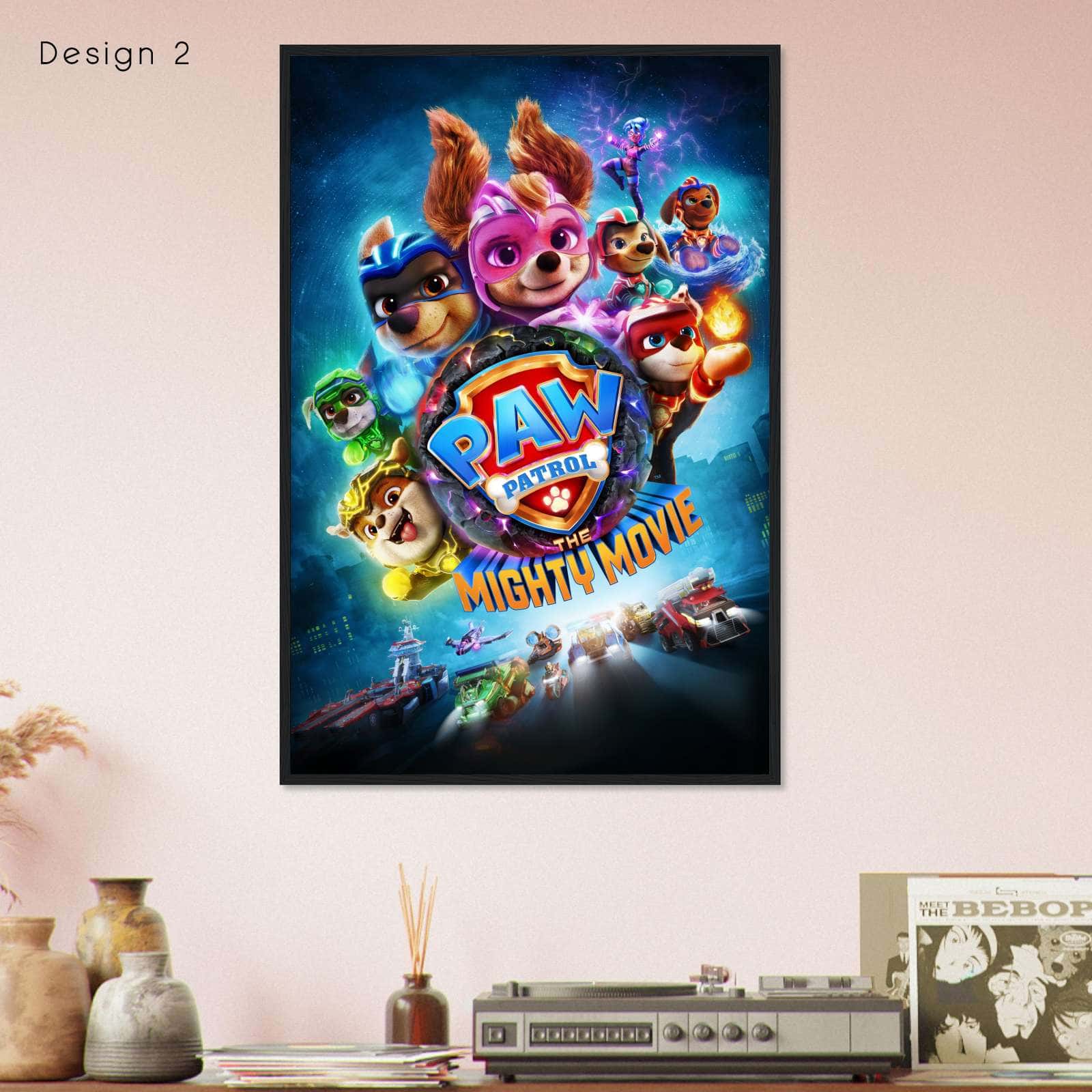 PAW Patrol: The Mighty Movie (2023) Movie Poster Print - Citiesbox