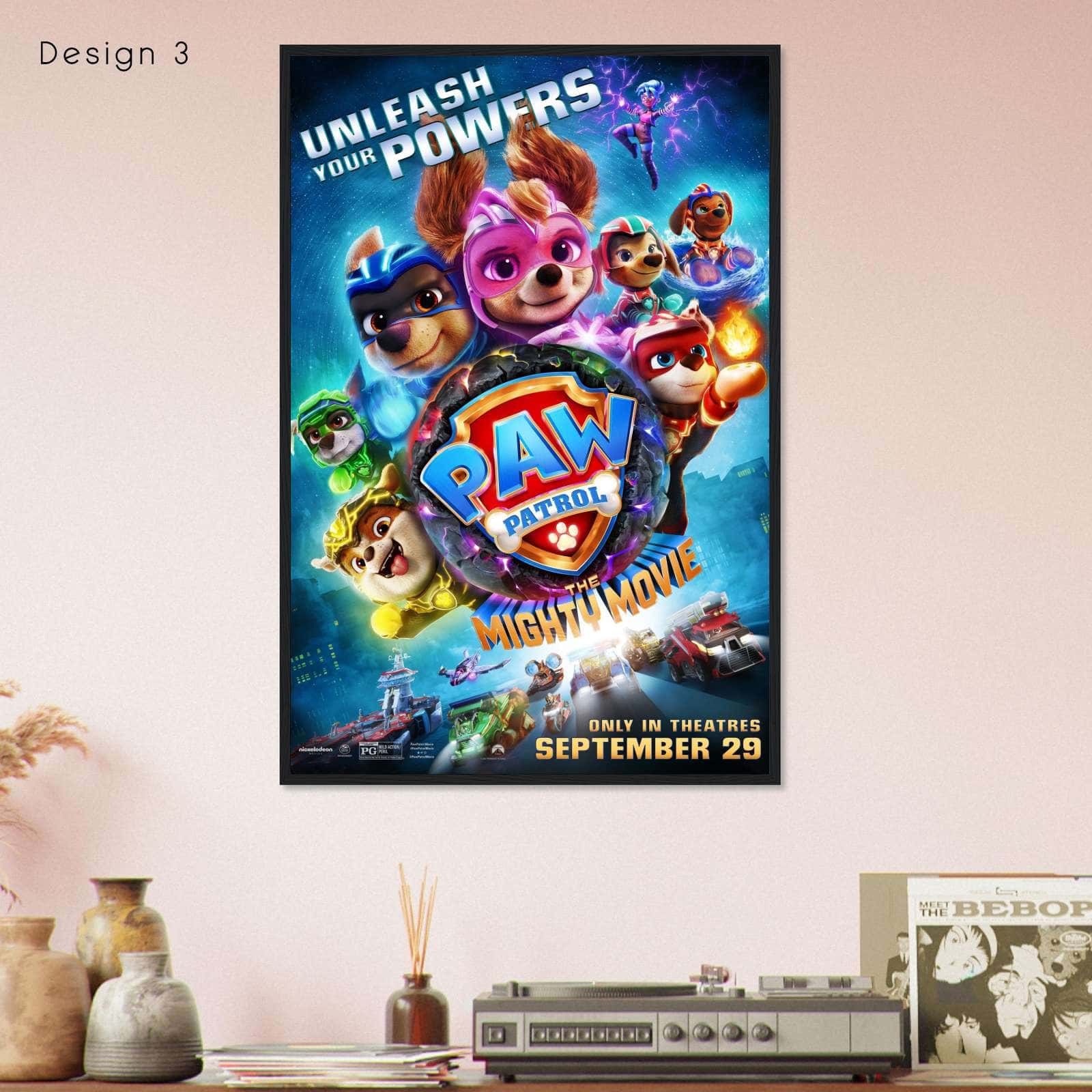 PAW Patrol: The Mighty Movie (2023) Movie Poster Print - Citiesbox