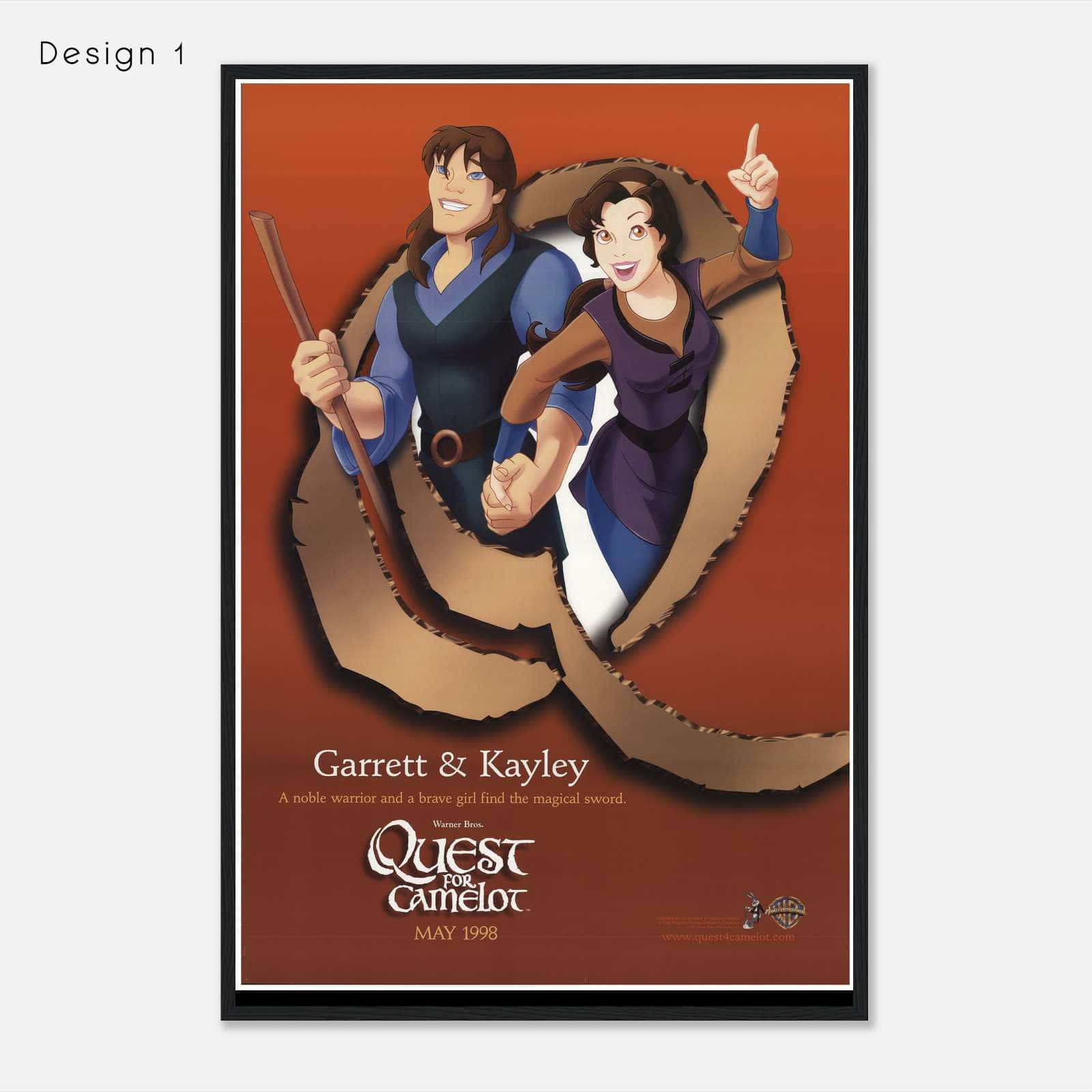 Quest for Camelot (1998) Movie Poster Print - Citiesbox