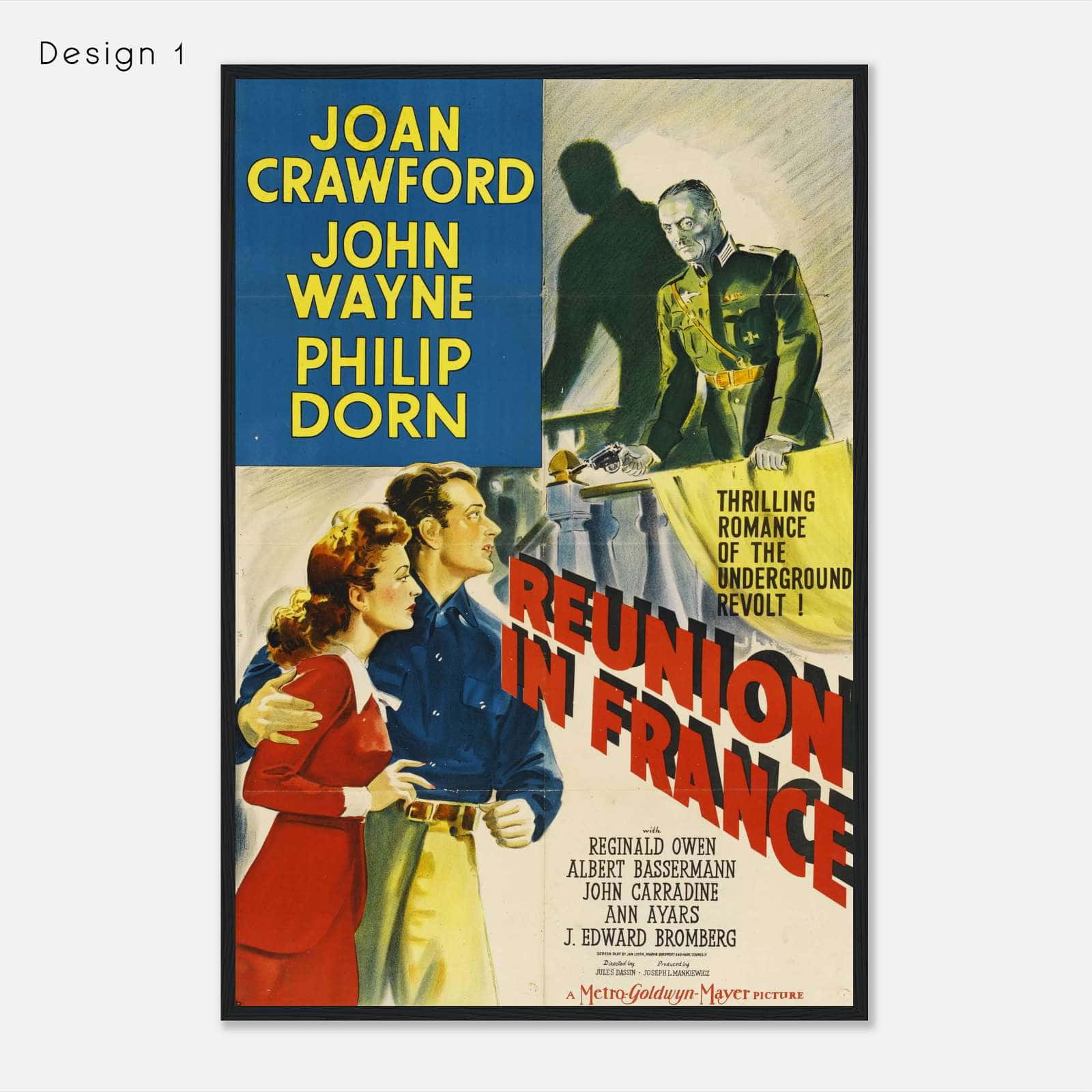 Reunion in France (1942) Movie Poster Print - Citiesbox