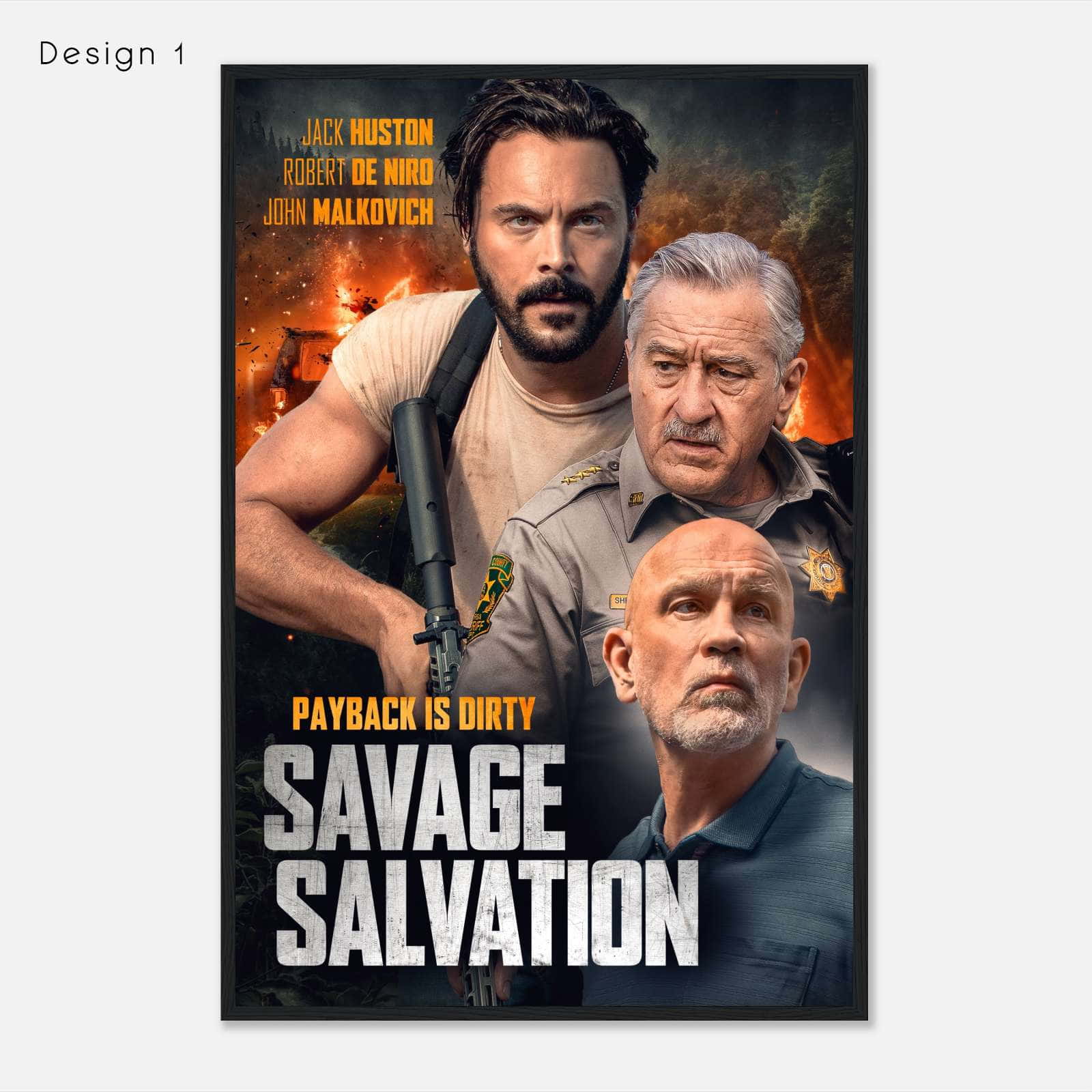 Savage Salvation (2022) Movie Poster Print - Citiesbox