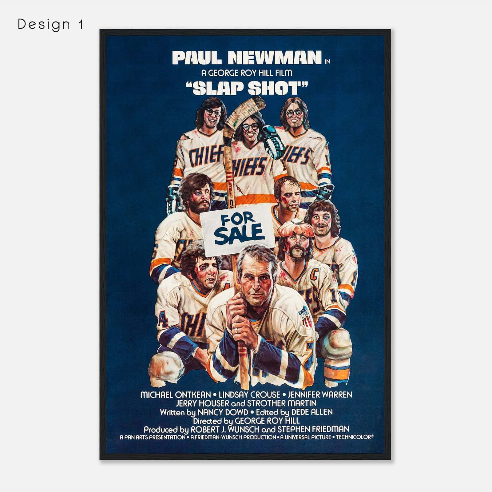 Slap Shot (1977) Movie Poster Print - Citiesbox