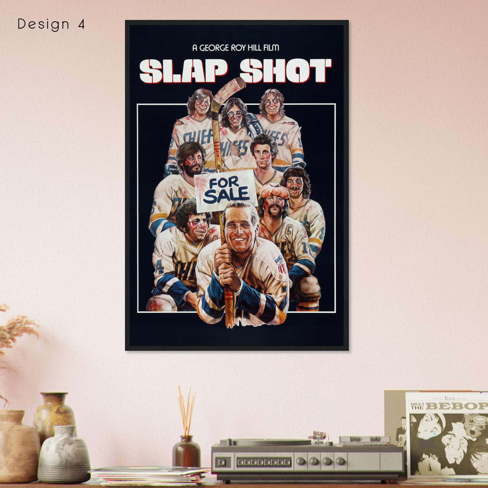 Slap Shot (1977) Movie Poster Print - Citiesbox