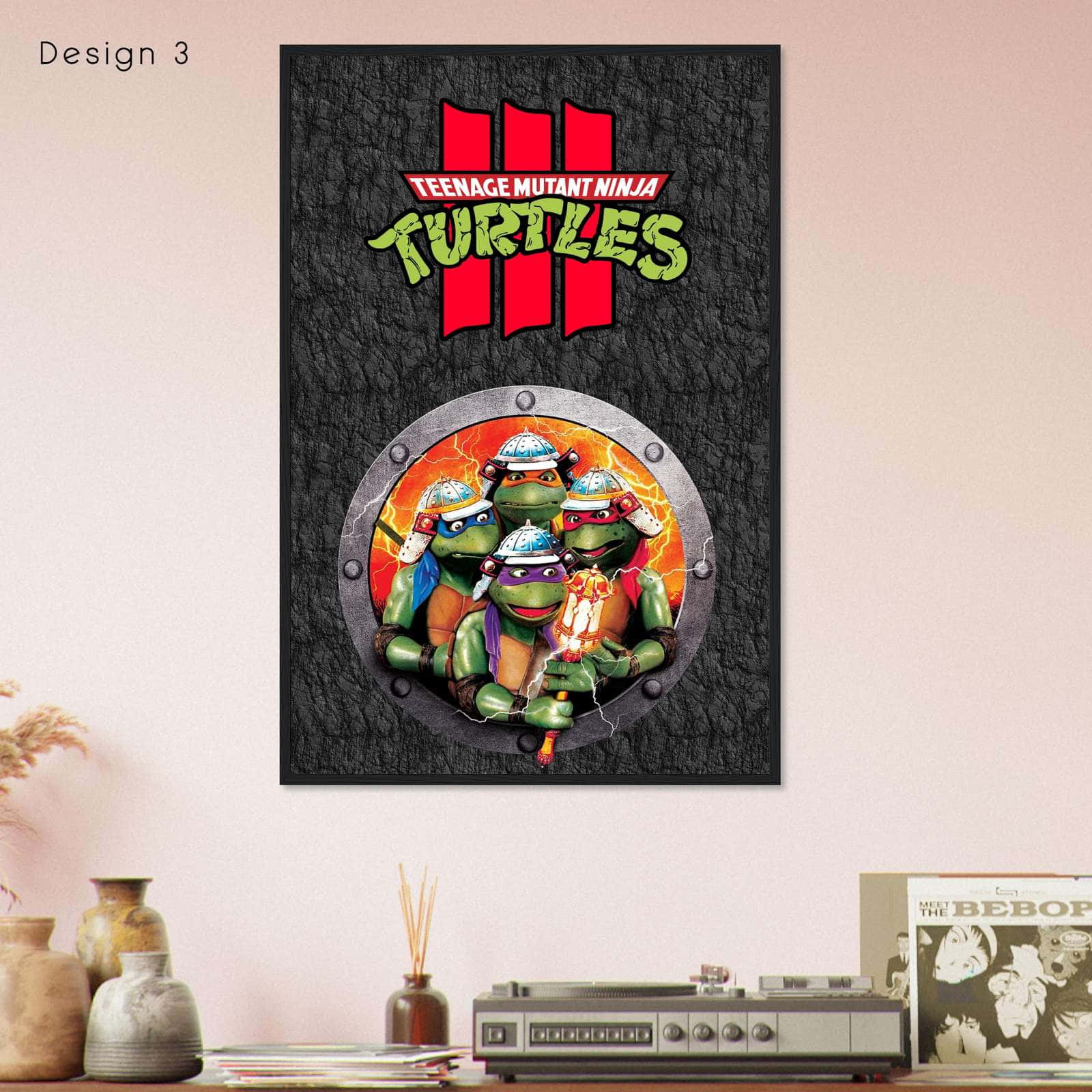 Teenage Mutant Ninja Turtles III (1993) Movie Poster Print - Citiesbox