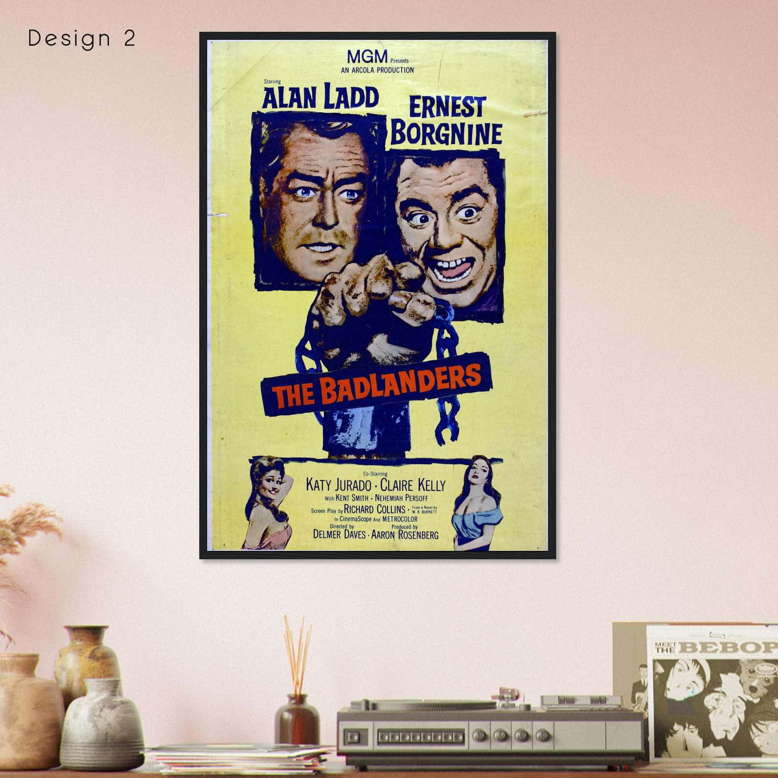 The Badlanders (1958) Movie Poster Print - Citiesbox