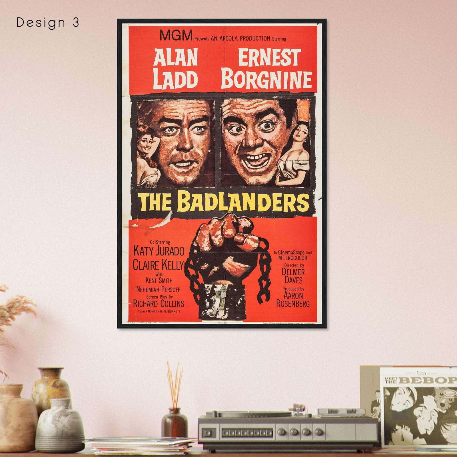 The Badlanders (1958) Movie Poster Print - Citiesbox