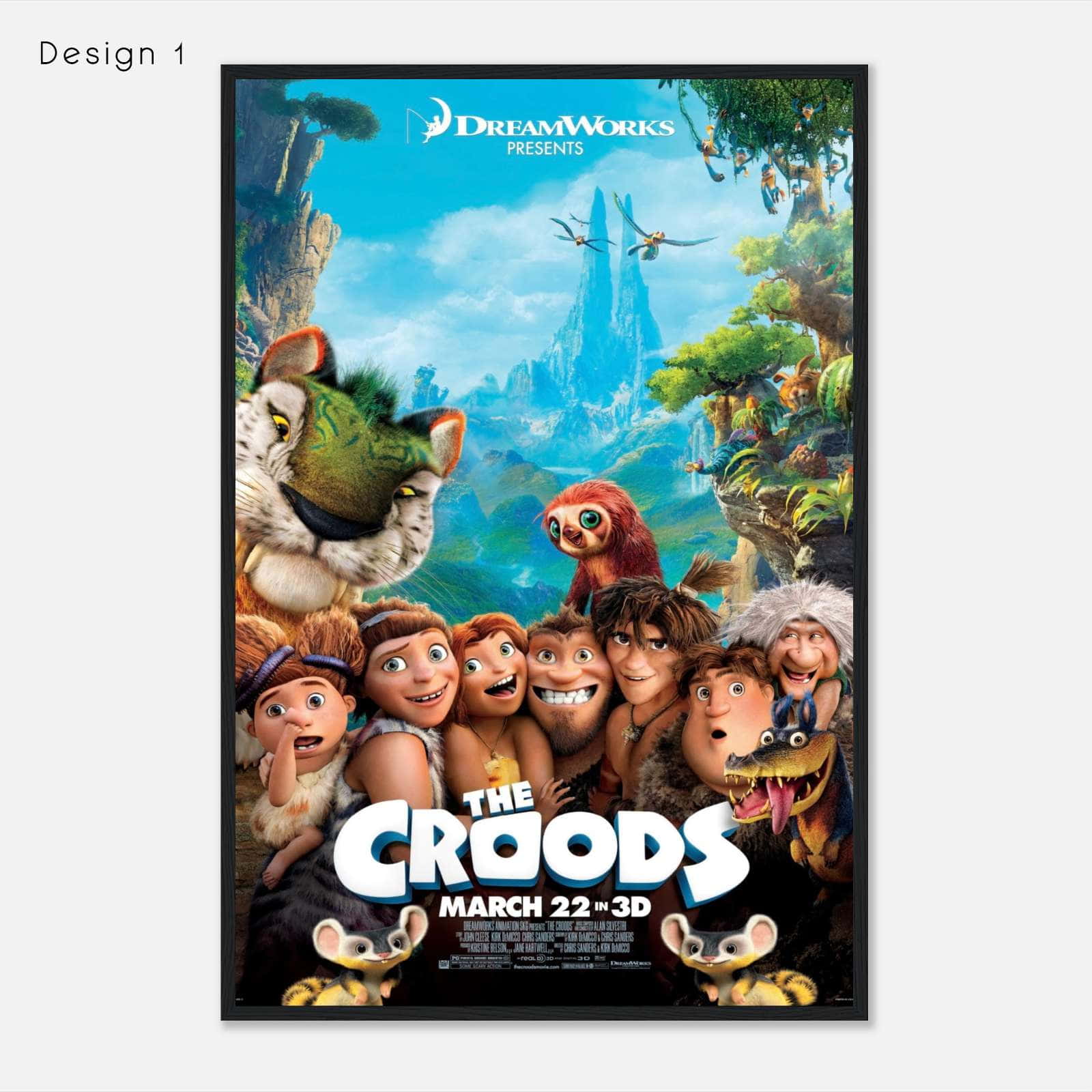 The Croods (2013) Movie Poster Print - Citiesbox