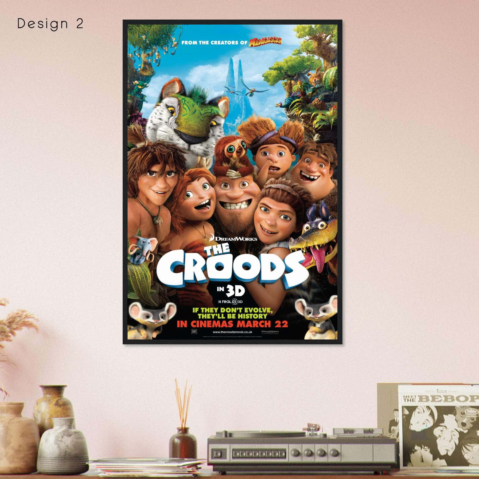 The Croods (2013) Movie Poster Print - Citiesbox