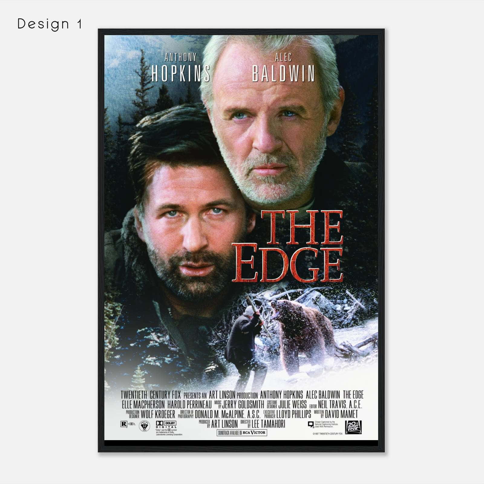 The Edge (1997) Movie Poster Print - Citiesbox