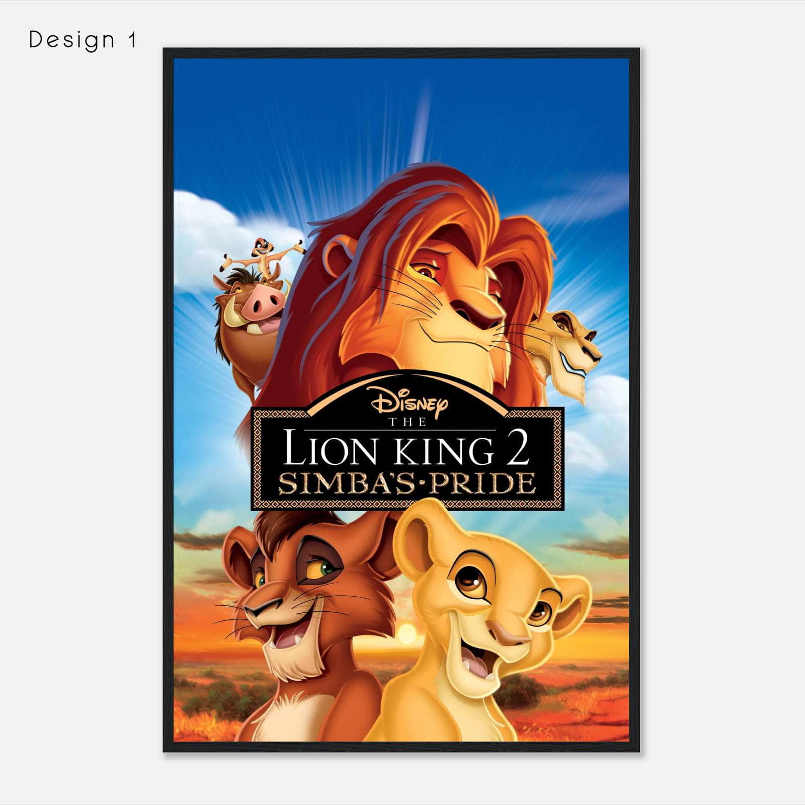 The Lion King II: Simba's Pride (1998) Movie Poster Print - Citiesbox