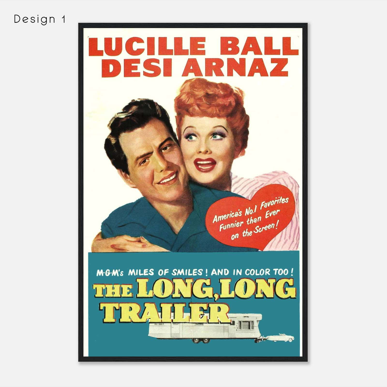 The Long, Long Trailer (1954) Movie Poster Print - Citiesbox