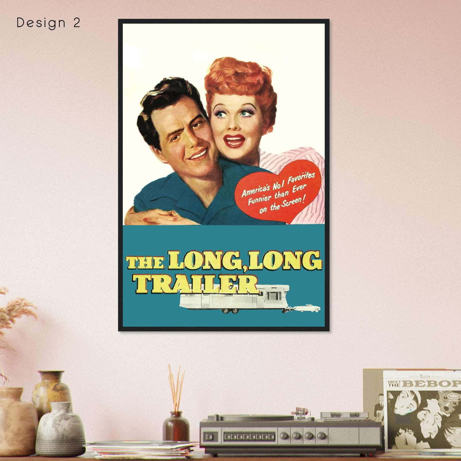 The Long, Long Trailer (1954) Movie Poster Print - Citiesbox